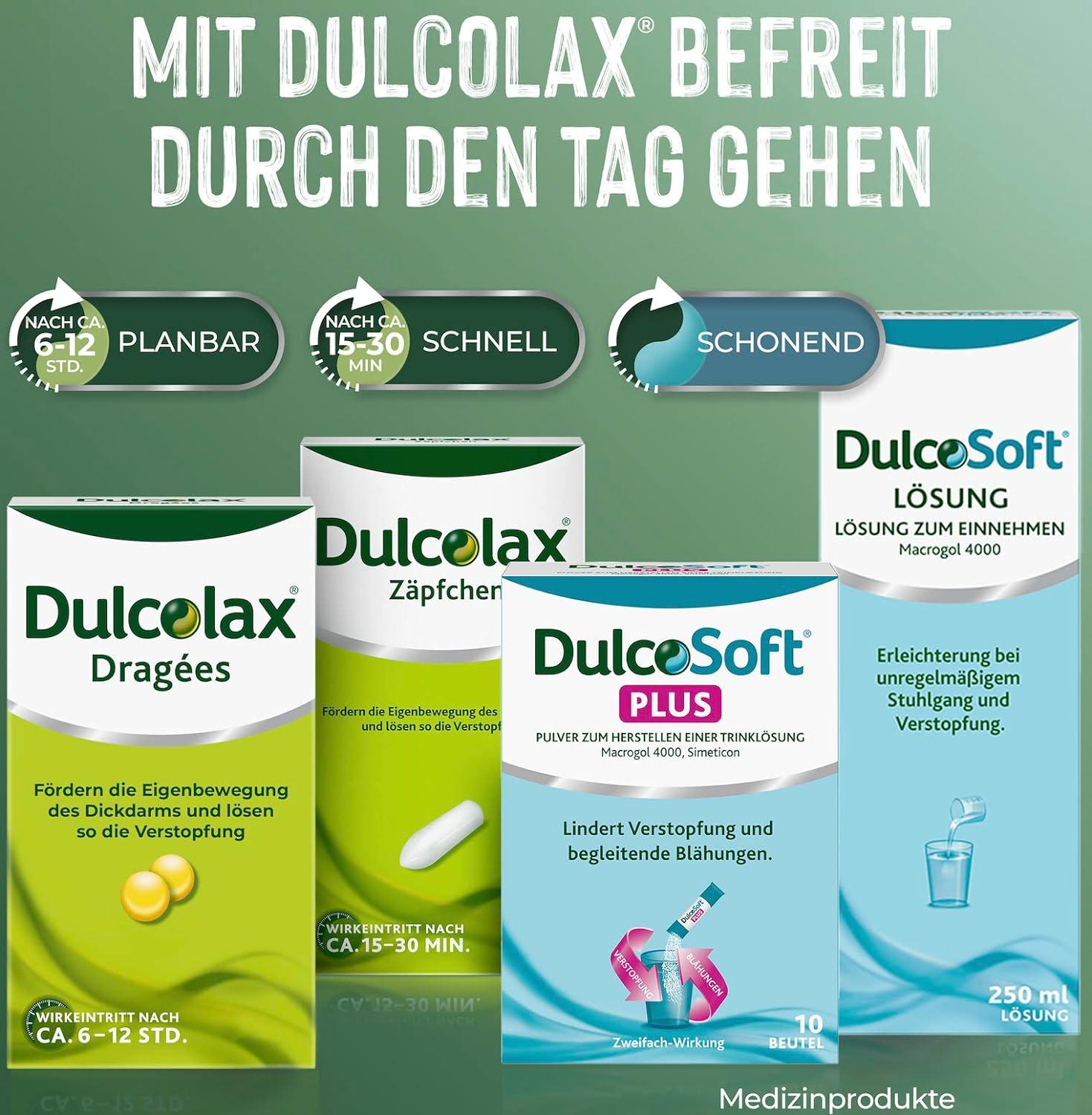 Dulcolax Dragees Sanofi-Aventis 40 Tablets - Fast-Acting Constipation ...