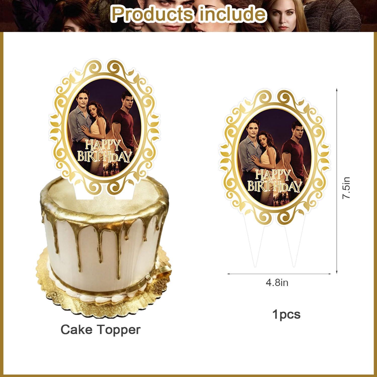37 Pieces of Cake Topper The Movie Themed Party Supplies Cupcakes Kids ...