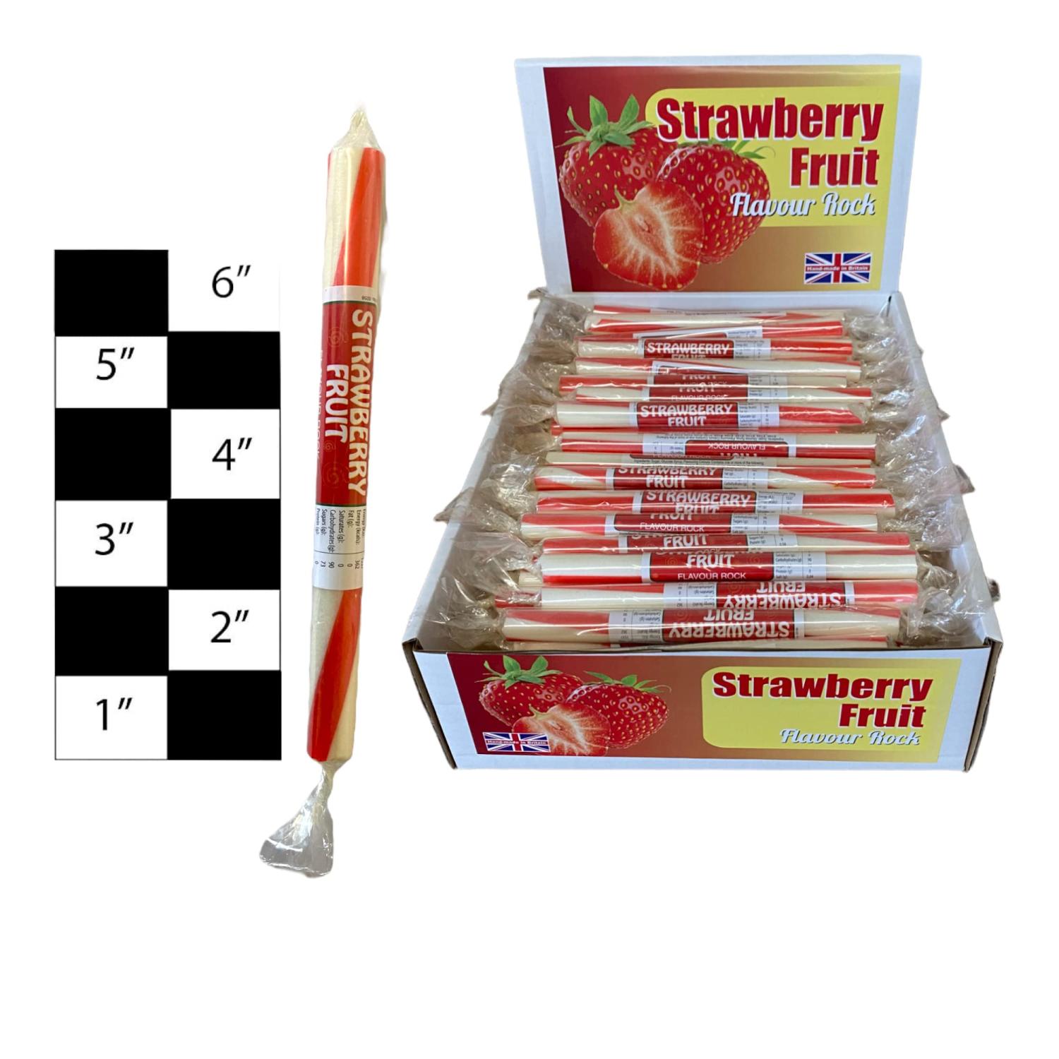 20 X Raspberry Ripple Rock Sticks | Buy Now with Express International ...