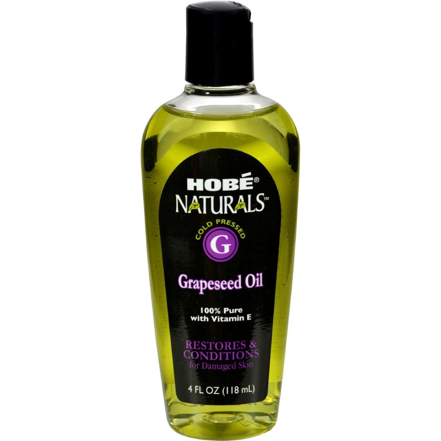 Buy Hobe Laboratories Beauty Oil Grapeseed 4 oz - Premium Skincare for ...