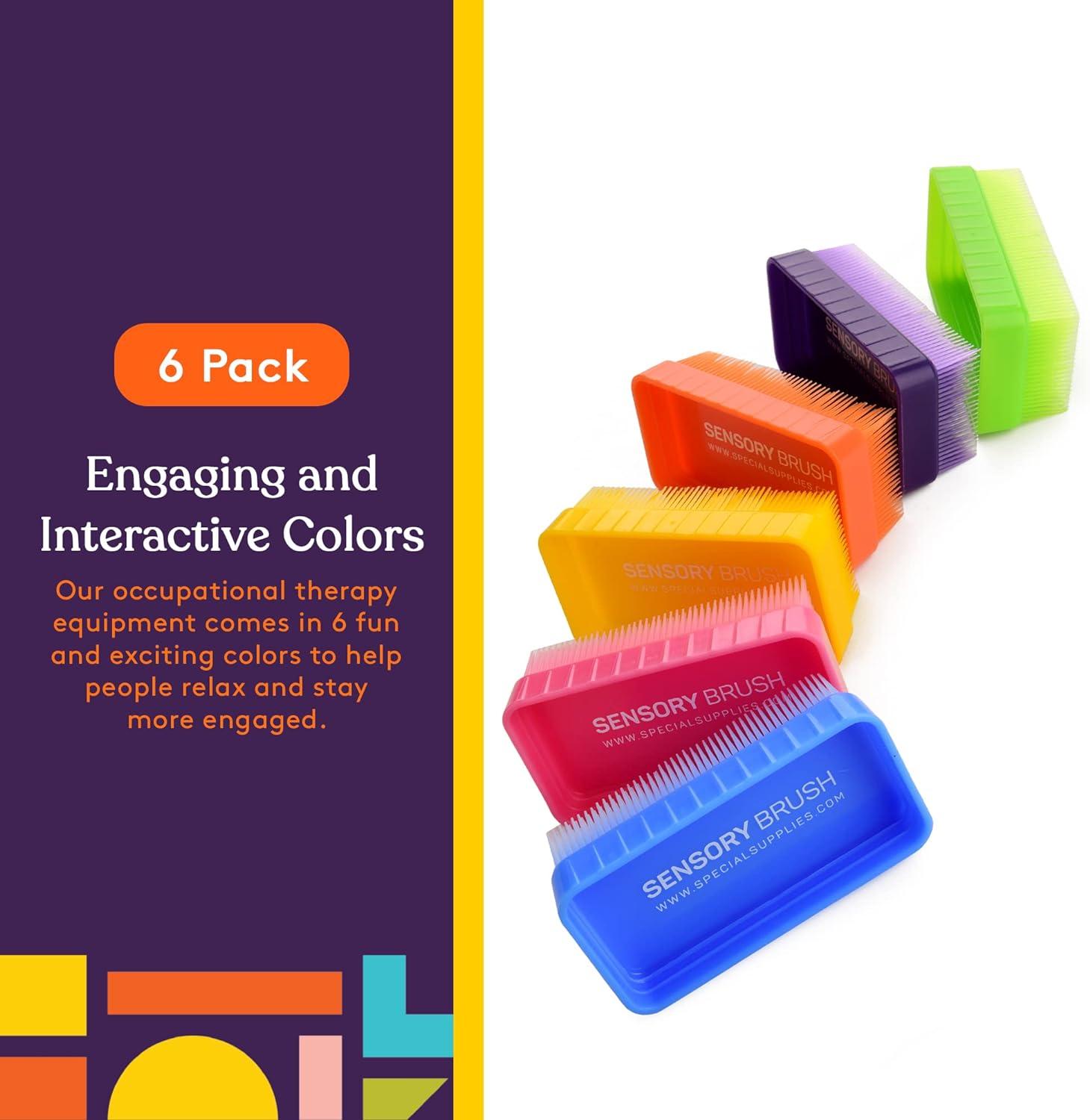 Sensory Brush Therapressure Therapy 6 Pack - Calming Tools for Kids ...