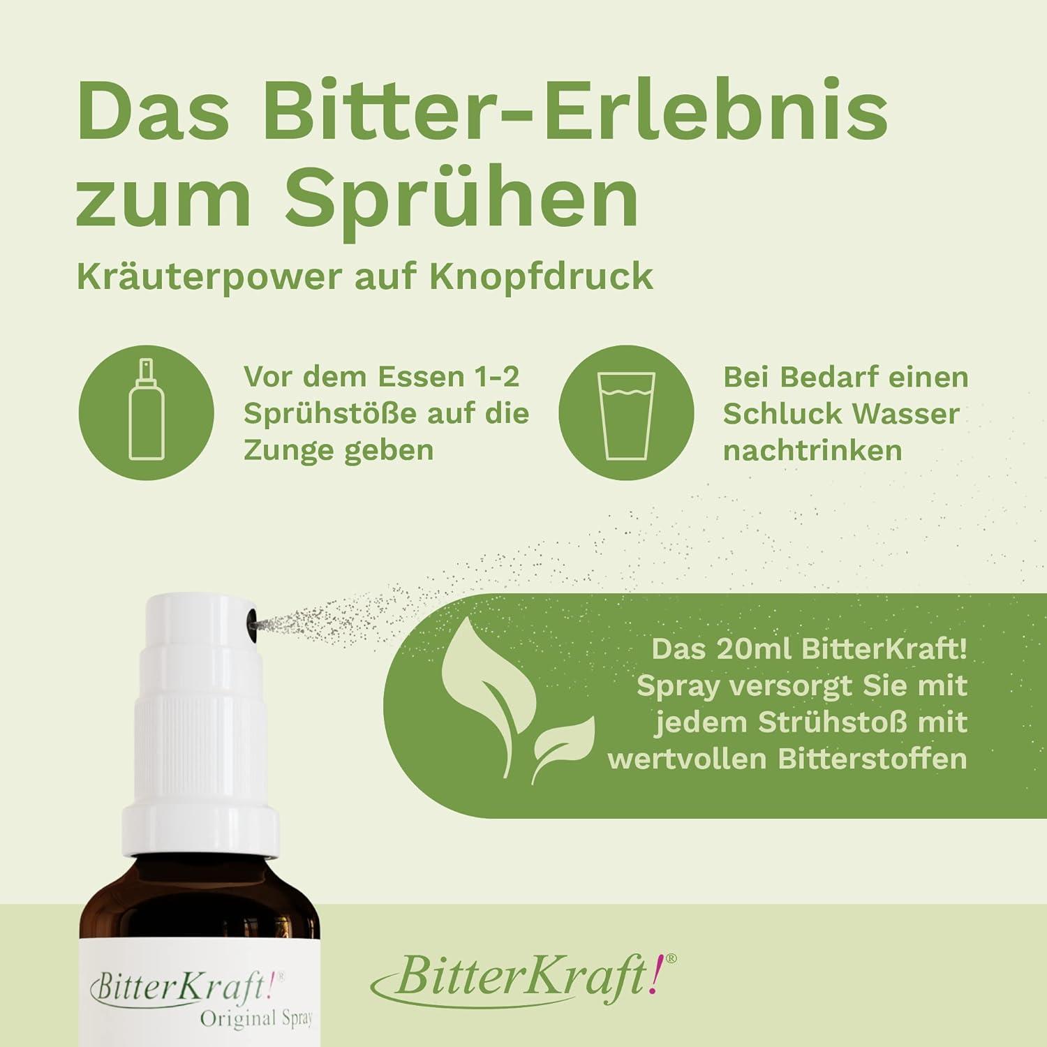 Bitter Power: Original Organic Bitter Drops | 9 Exquisite Herbs | 100% ...