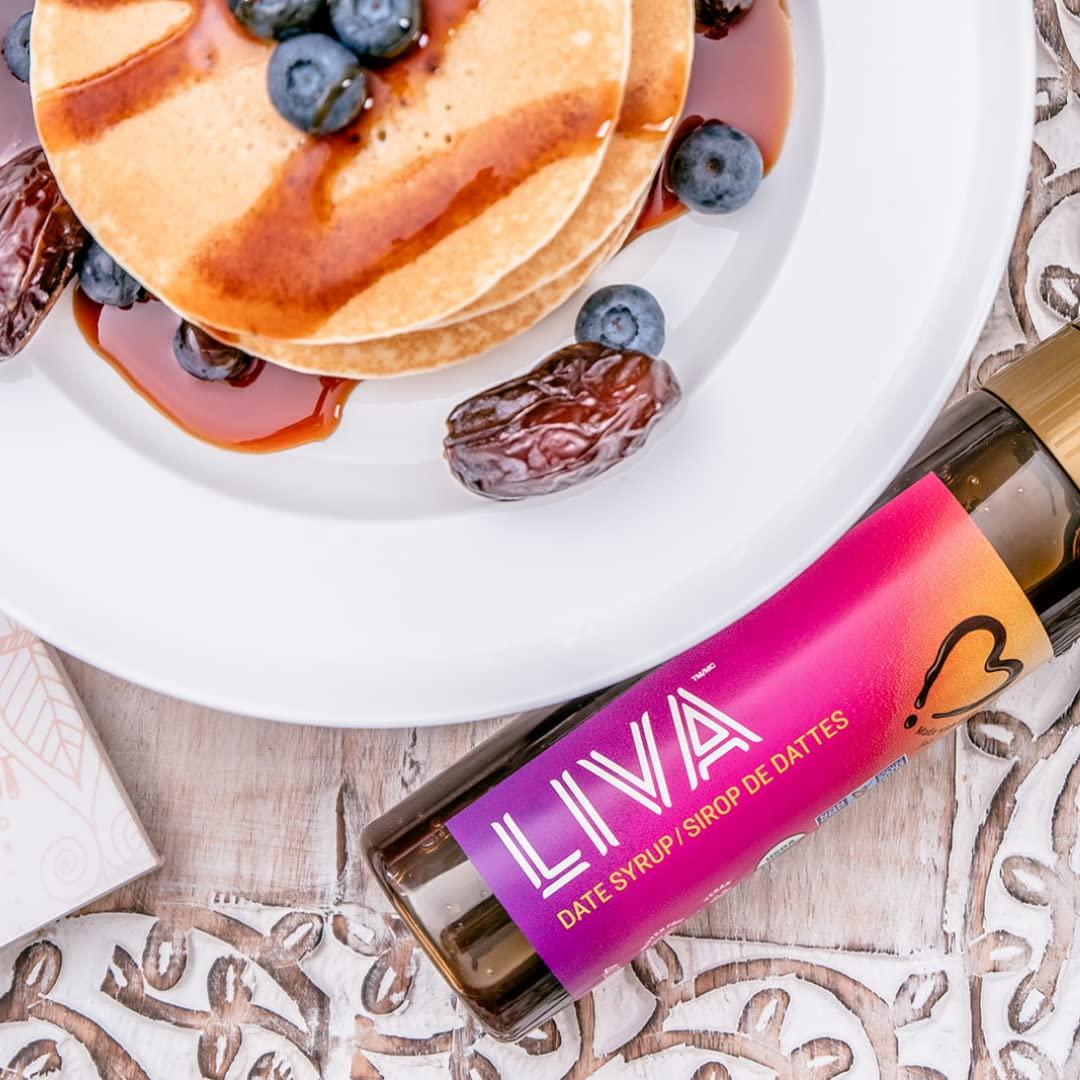 Organic LIVA Pure Date Syrup - Non-GMO, Gluten Free, Vegan - 400g ...