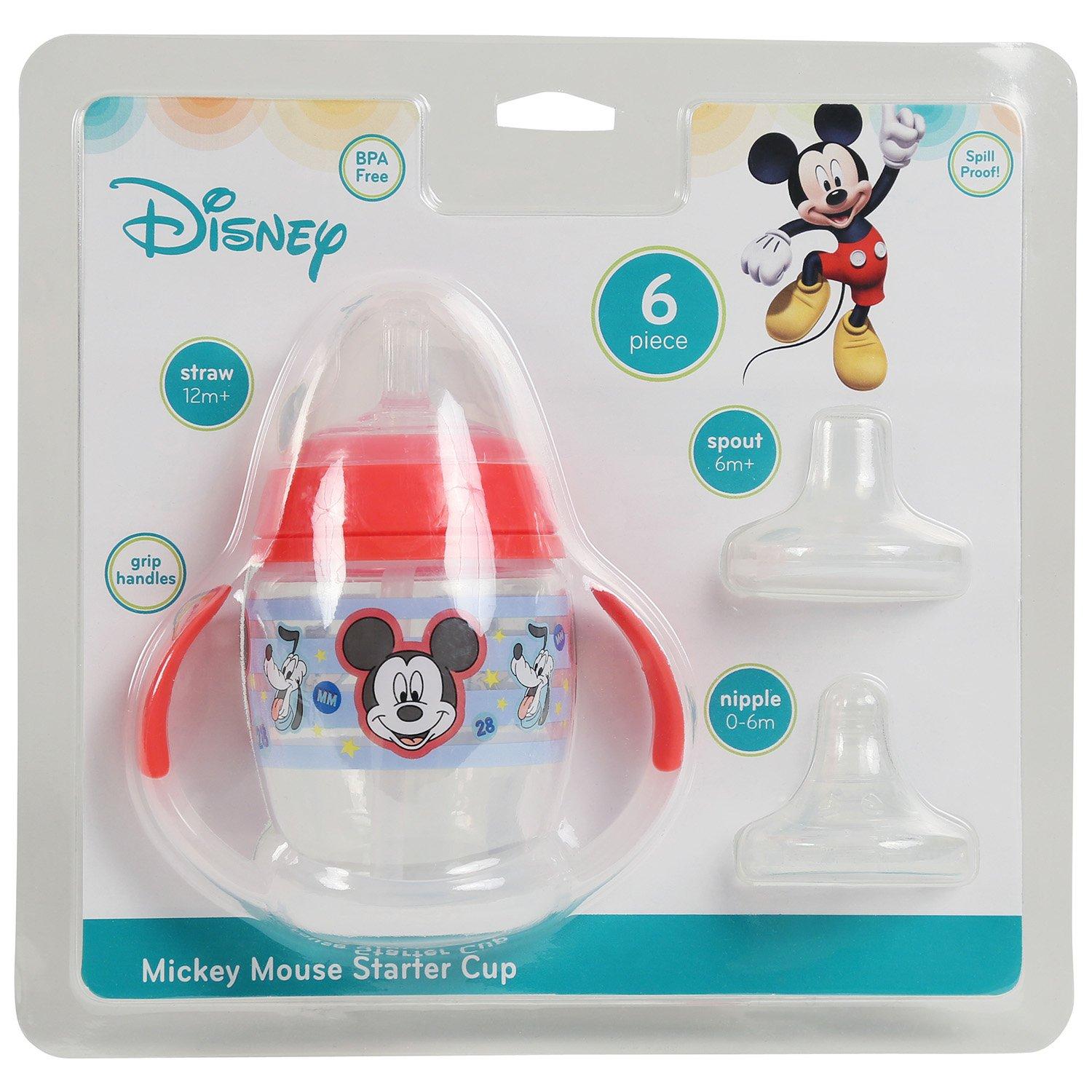 Disney Mickey Mouse 6 Piece Grow with Me Sippy Cup Set - Red | Buy Now ...