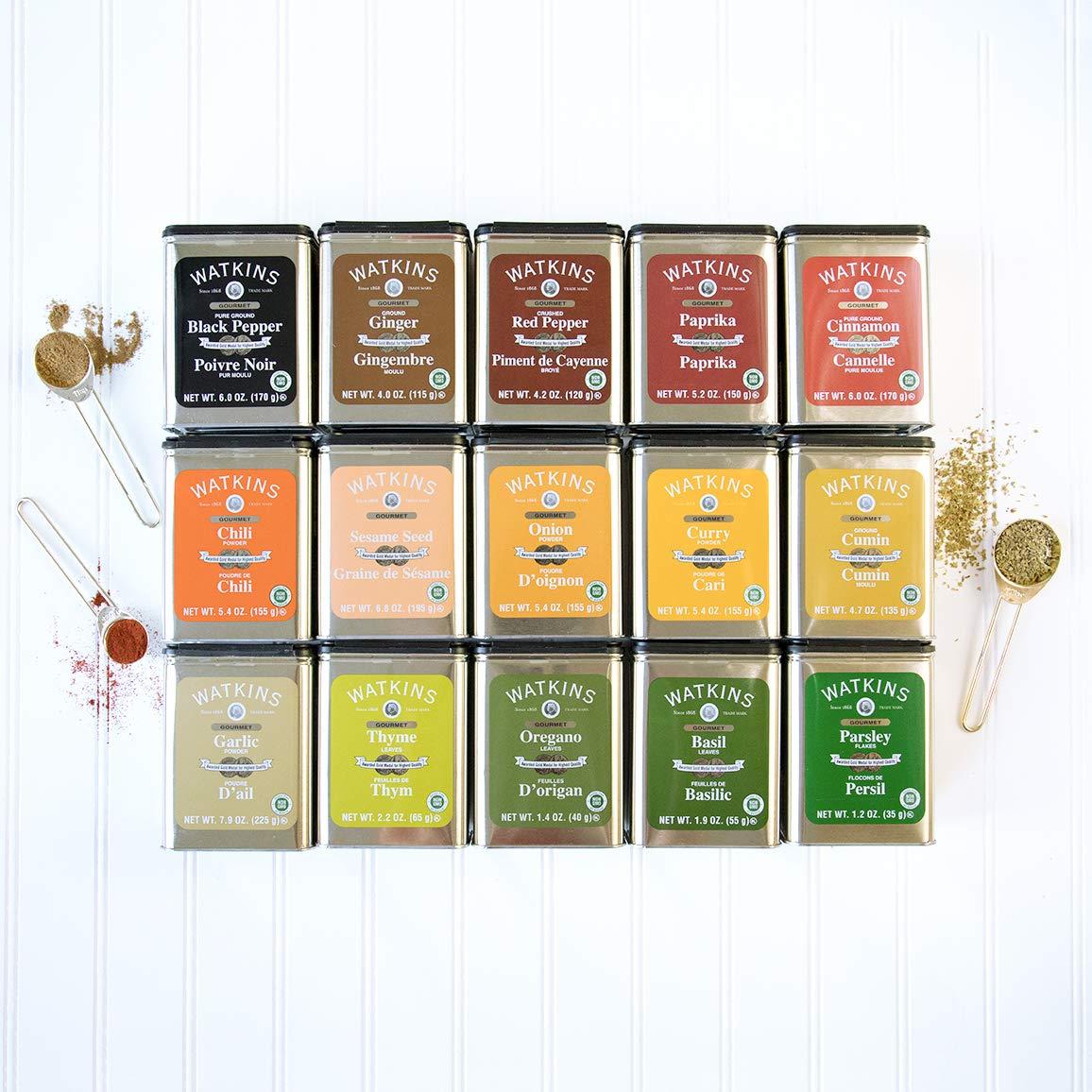 Watkins Gourmet Pure Ground Black Pepper 12 oz Tin - Premium Quality ...