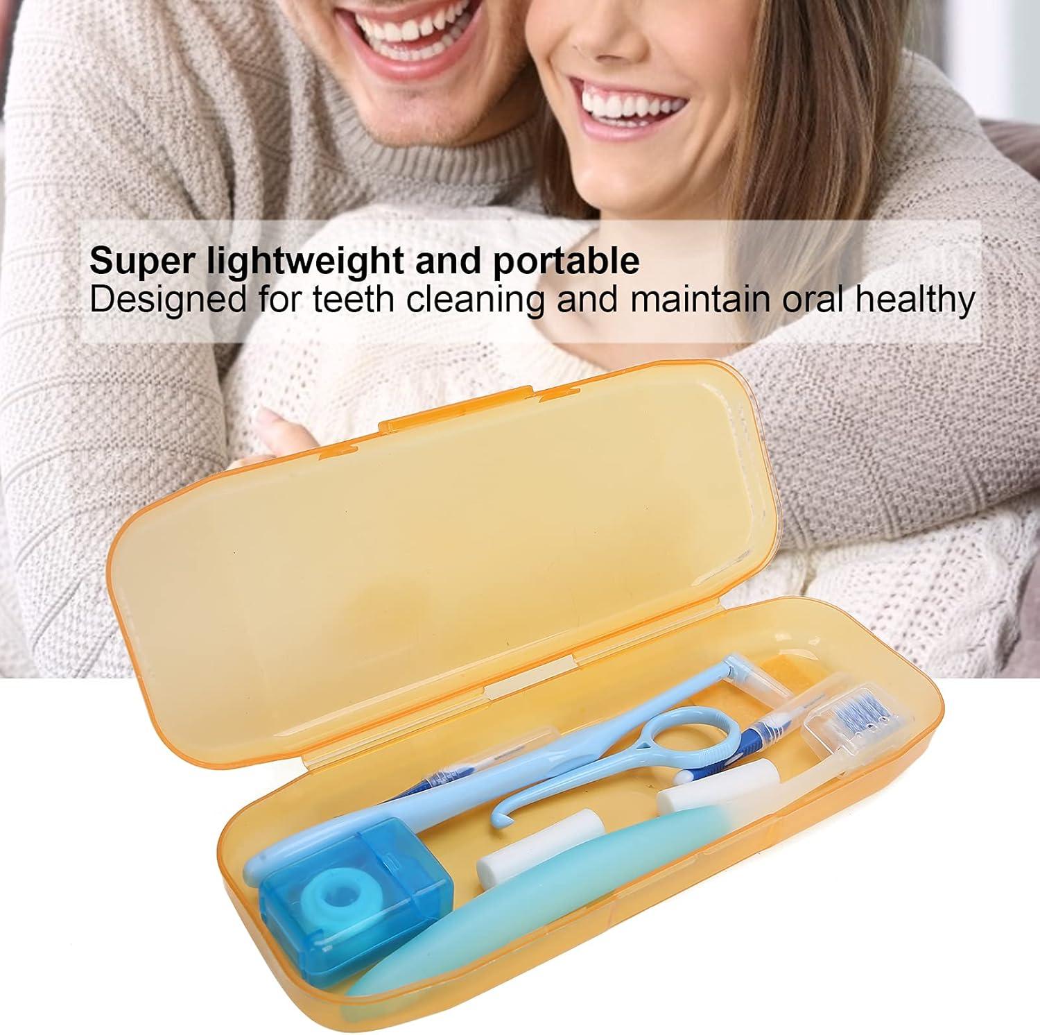 LIZEALUCKY Oral Care Kit - Braces Cleaning Brush & Interdental Waxing ...