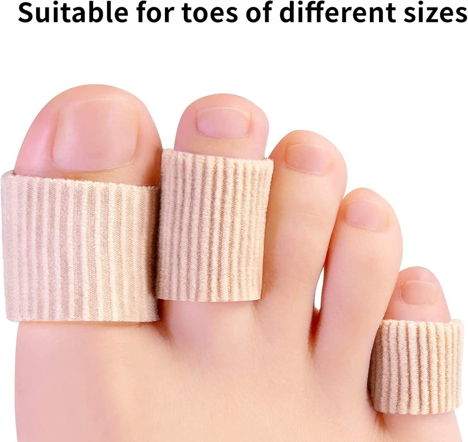 Nubstoer Elastic Toe Tubes with Silicone Gel | Corn & Callus Remover ...