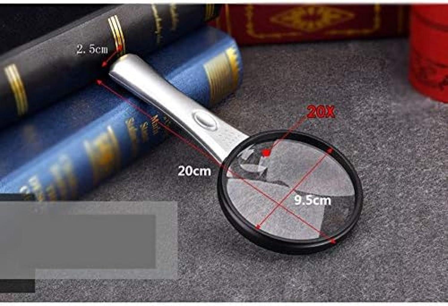 Reading Magnifying Glass Reading Newspaper Magnifying Glass Handheld ...