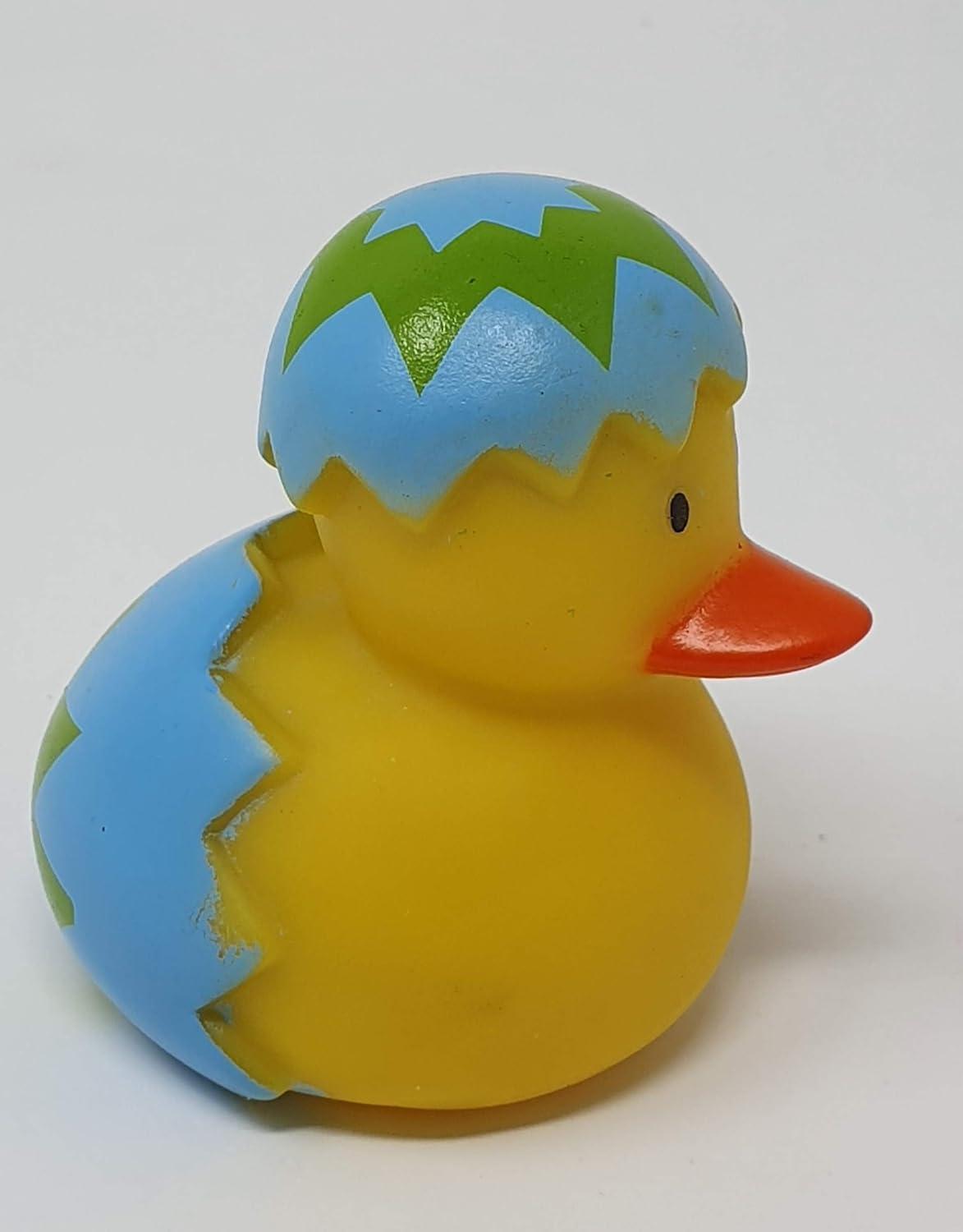 Easter Rubber Bath Ducks Set - 6 Adorable Holiday-themed Ducks in Clear ...