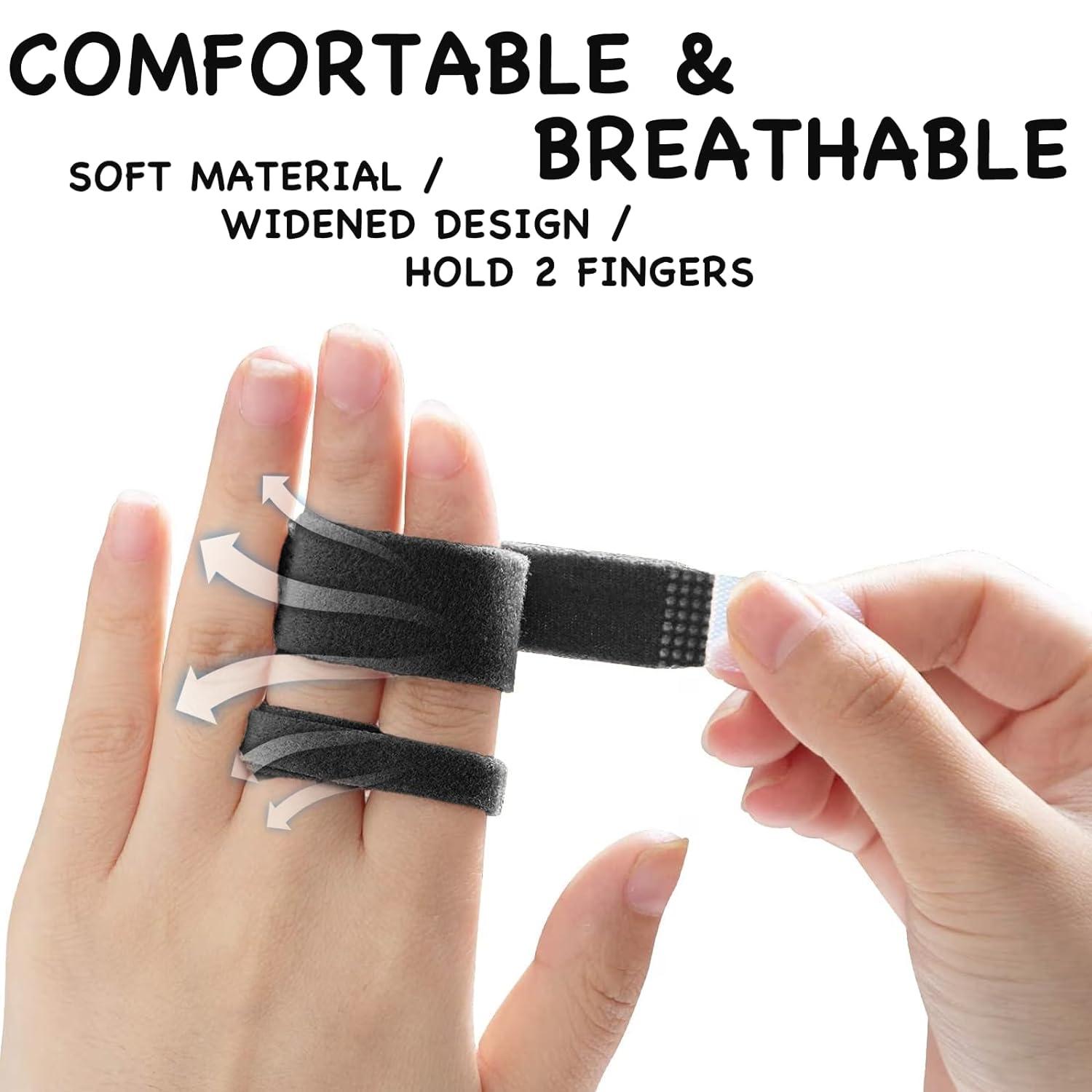 FunnAura 14PCS Breathable Pinky Finger Splints Adjustable for Broken ...