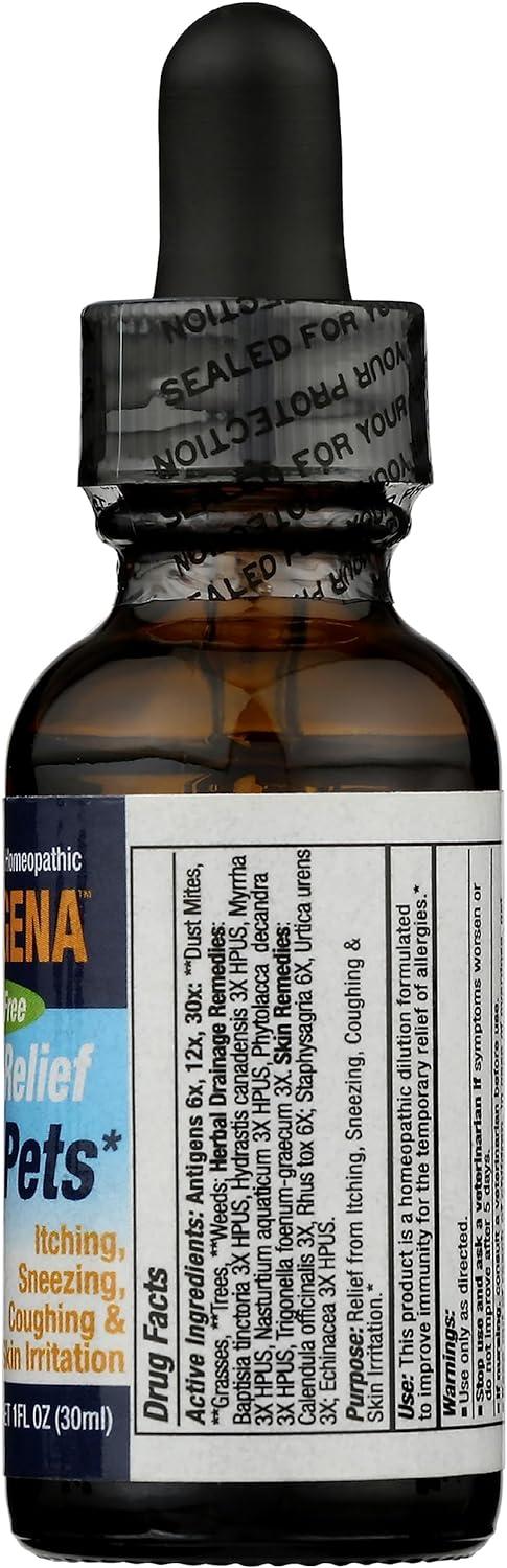 PROGENA Allergena For Pets 1oz - Natural Relief for Pet Allergies