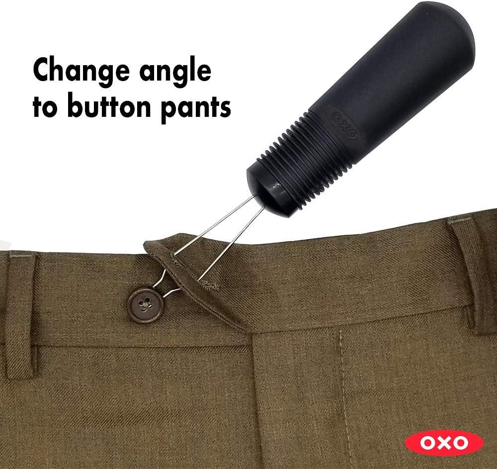OXO Good Grips Button Hook Dressing Aid for Easy Clothing Fastening ...