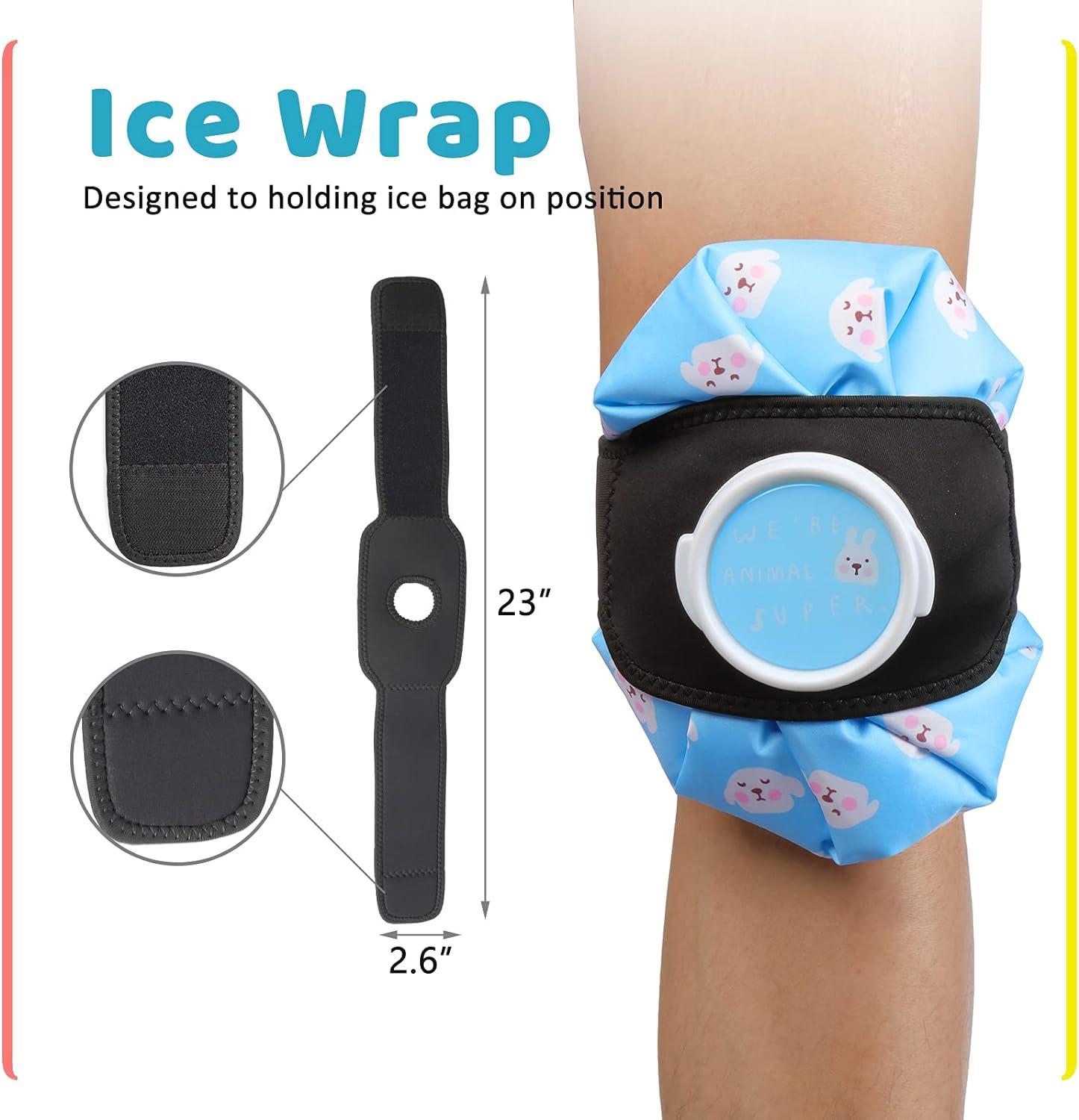 Reusable Soft Ice Packs for Injuries - Cold Therapy for Pain Relief - 4 ...