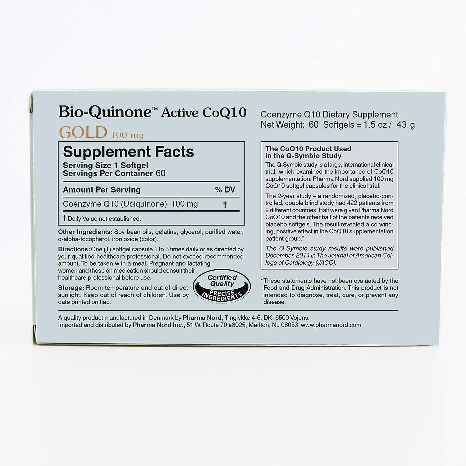 Bio-Quinone Coenzyme Q10 100mg | High Absorption | Essential ...