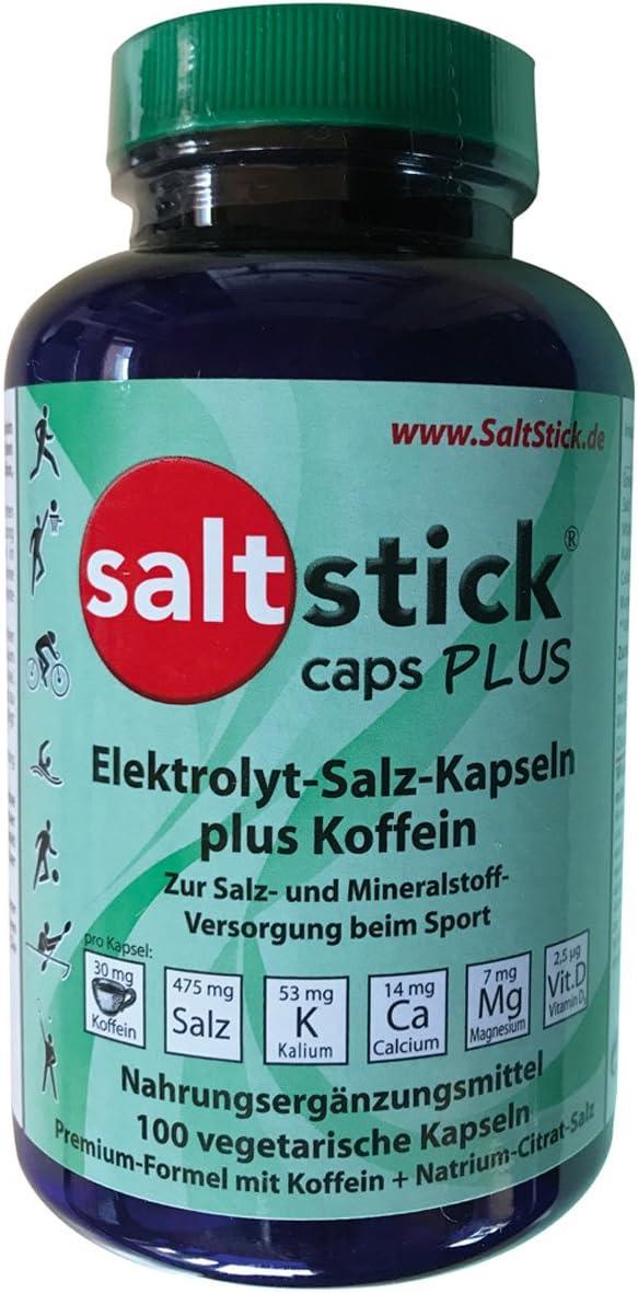 SaltStick Caps Plus - Electrolyte Salt Capsules with Caffeine (100 ...