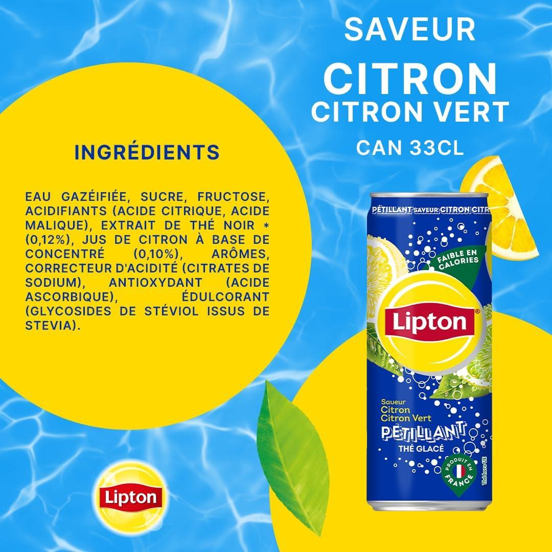 Lipton Ice Tea P tillant Saveur Citron Citron Vert Boisson Rafra ...