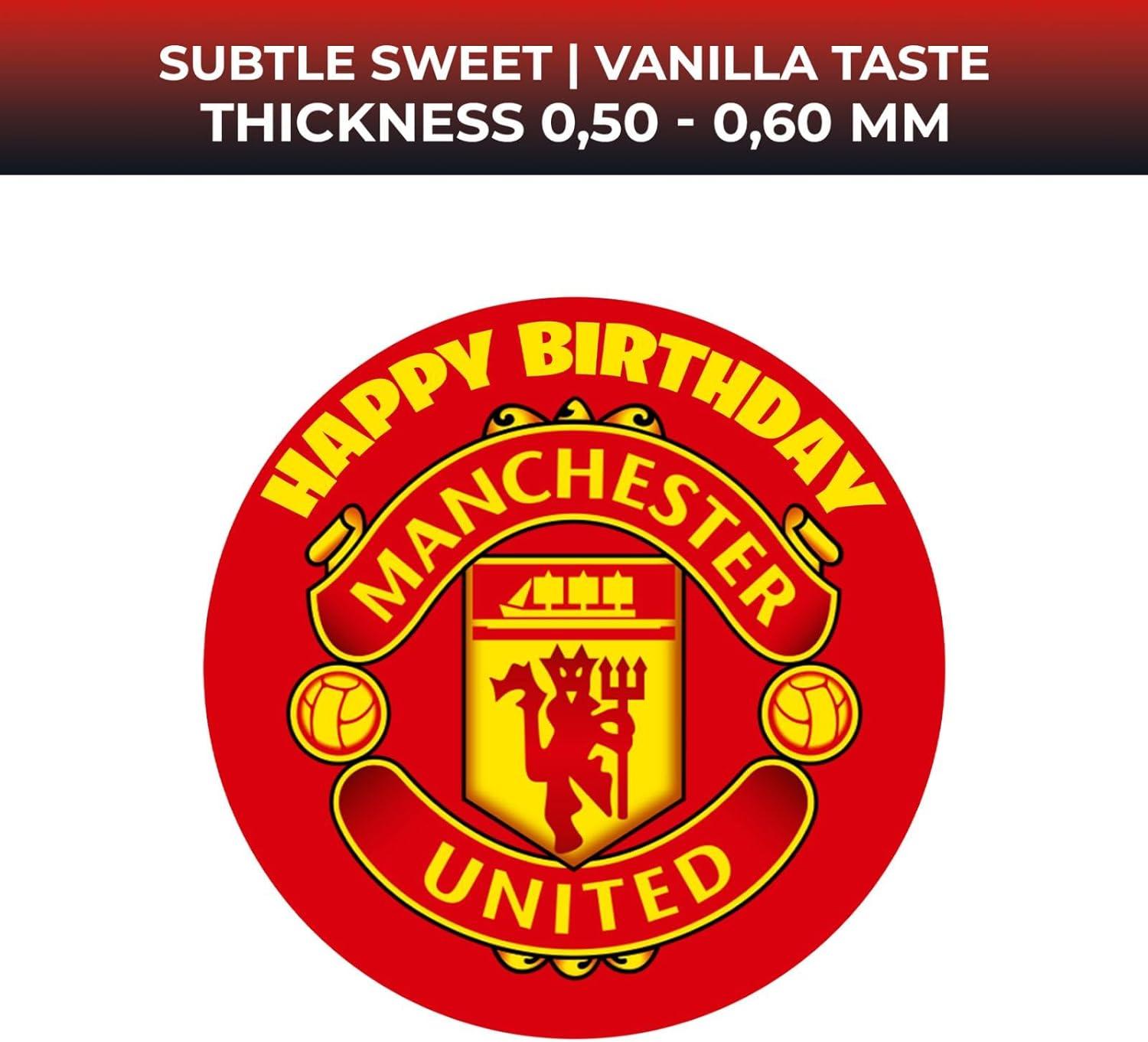 YummyArt Edible Cake Topper - edible cake decorations 20cm diameter ...