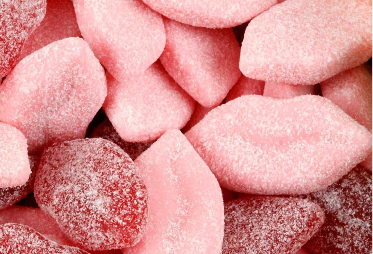 1kg Fizzy Big Lips Sweets Candy Pick & Mix Sweets Selection Resealable ...