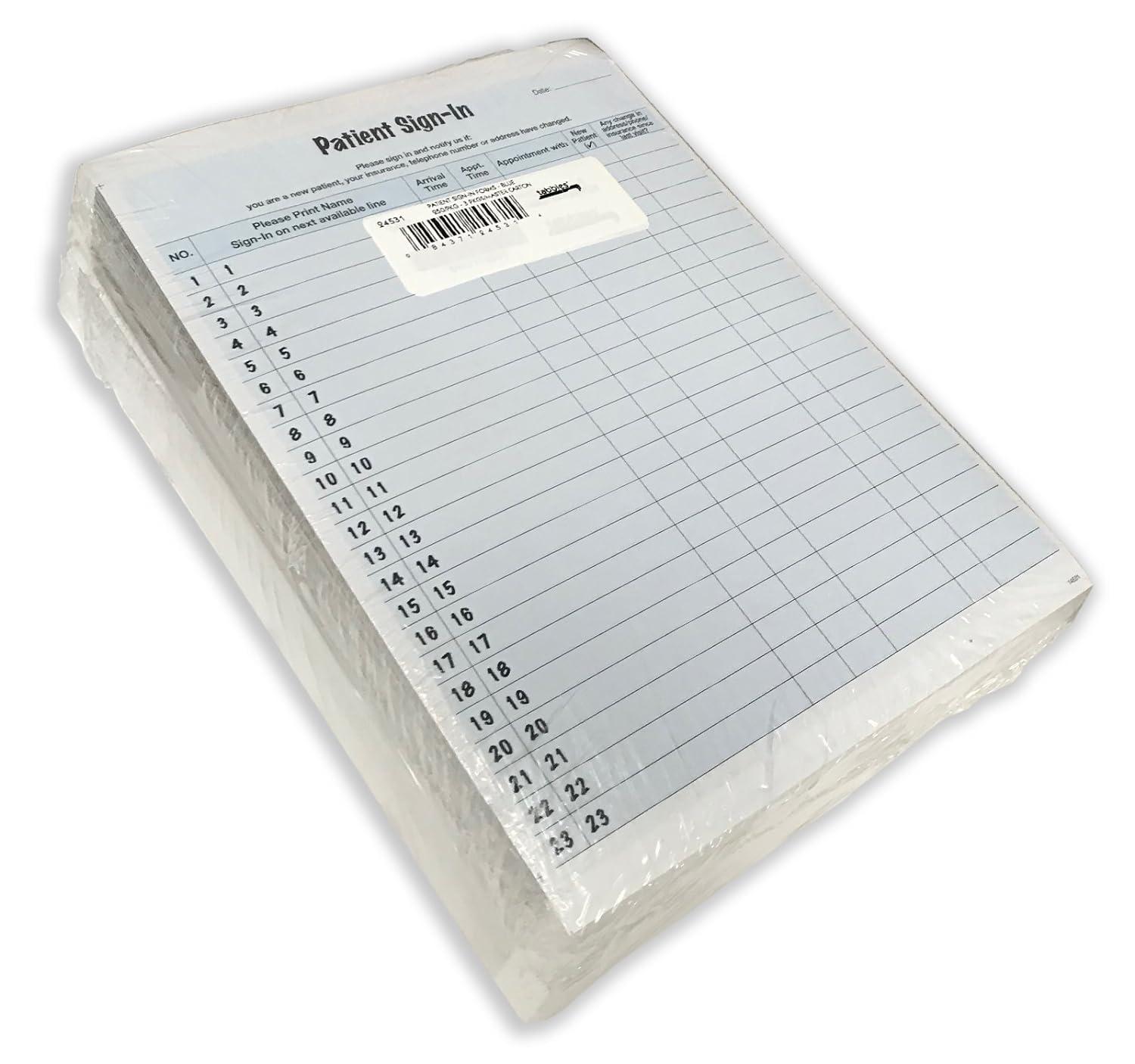 Tabbies Patient Sign-in Labels 250/Pack - HIPAA Compliant ...