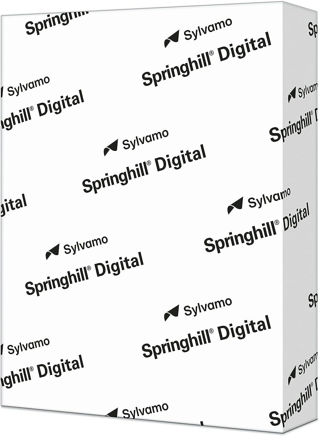 Springhill White 8.5 x 11 Cardstock Paper 90lb 163gsm 250 Sheets (1 ...