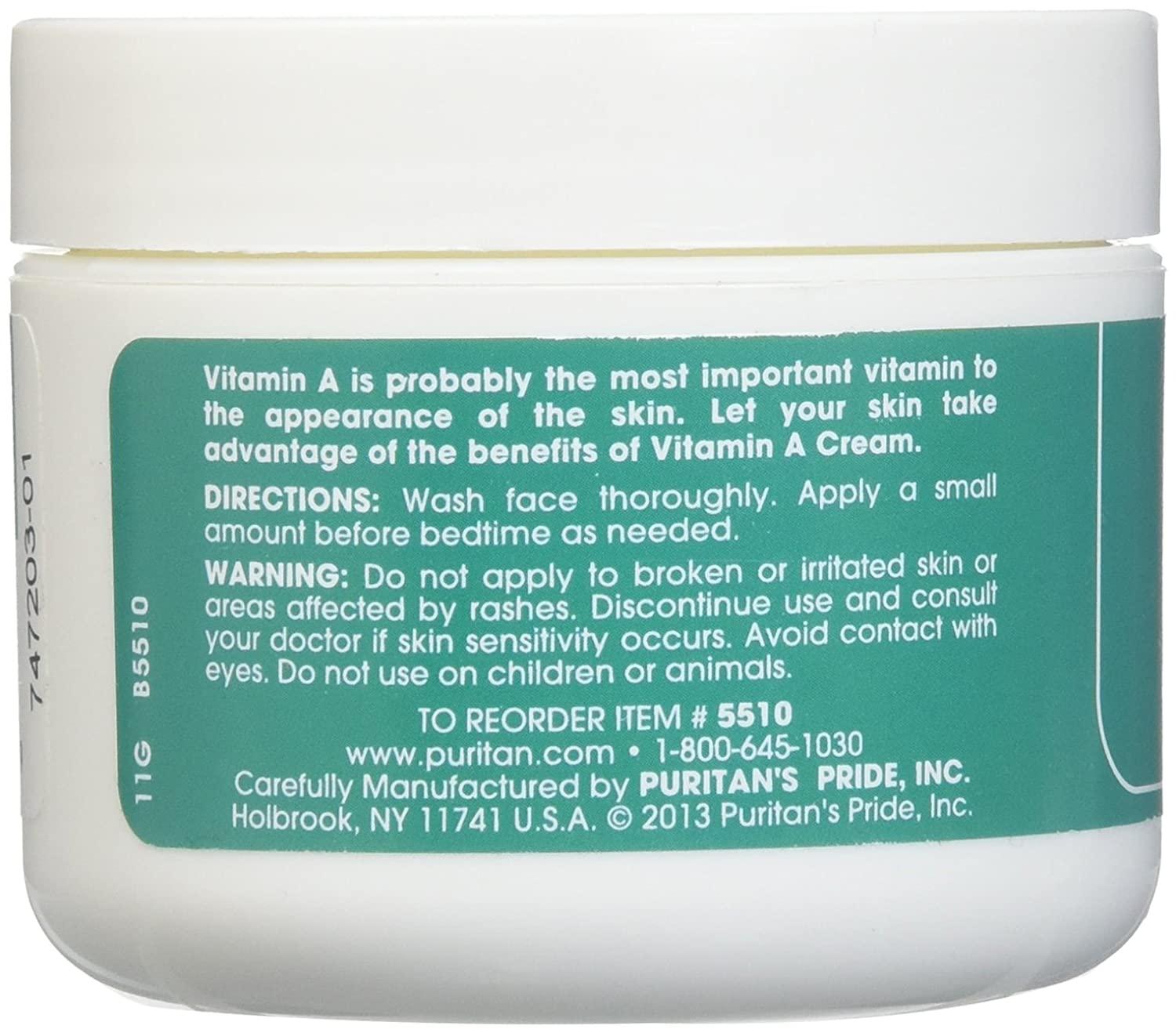 Retinol Cream 2 oz - High Potency Vitamin A 100,000 IU - Set of 3 Jars ...