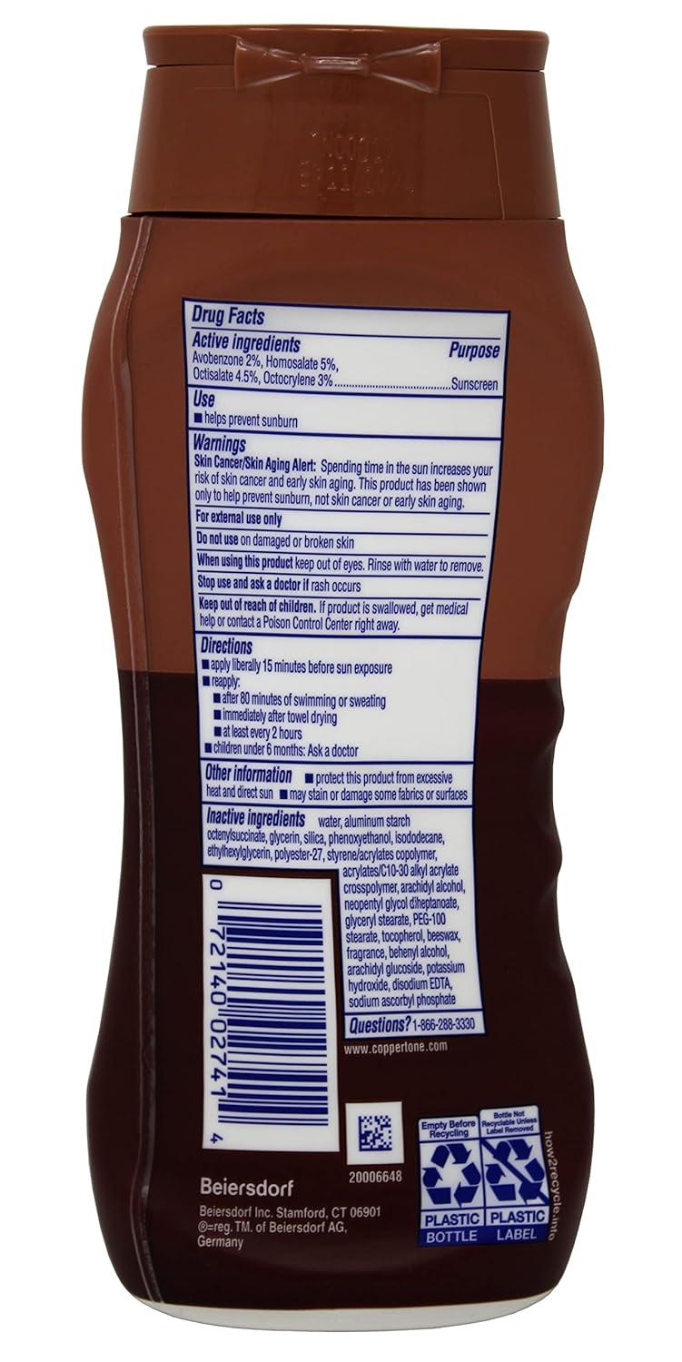 Coppertone Sunscreen Lotion SPF 8 - 8 fl oz (Pack of 2) | Buy Now with ...