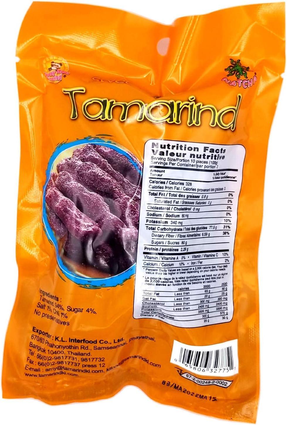Teddy Bear Spicy Tamarind Candy 150g - Pack of 4 (600g) - 100% Real ...
