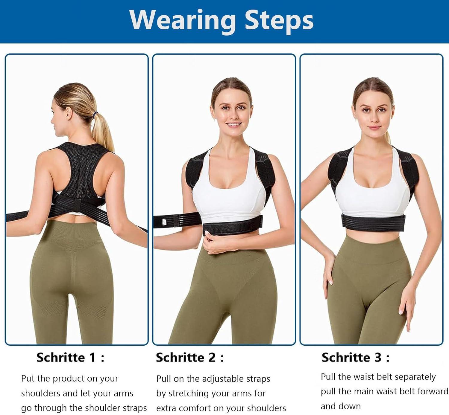 Meltor Back Belt - Adjustable Posture Correction for Men | Breathable ...