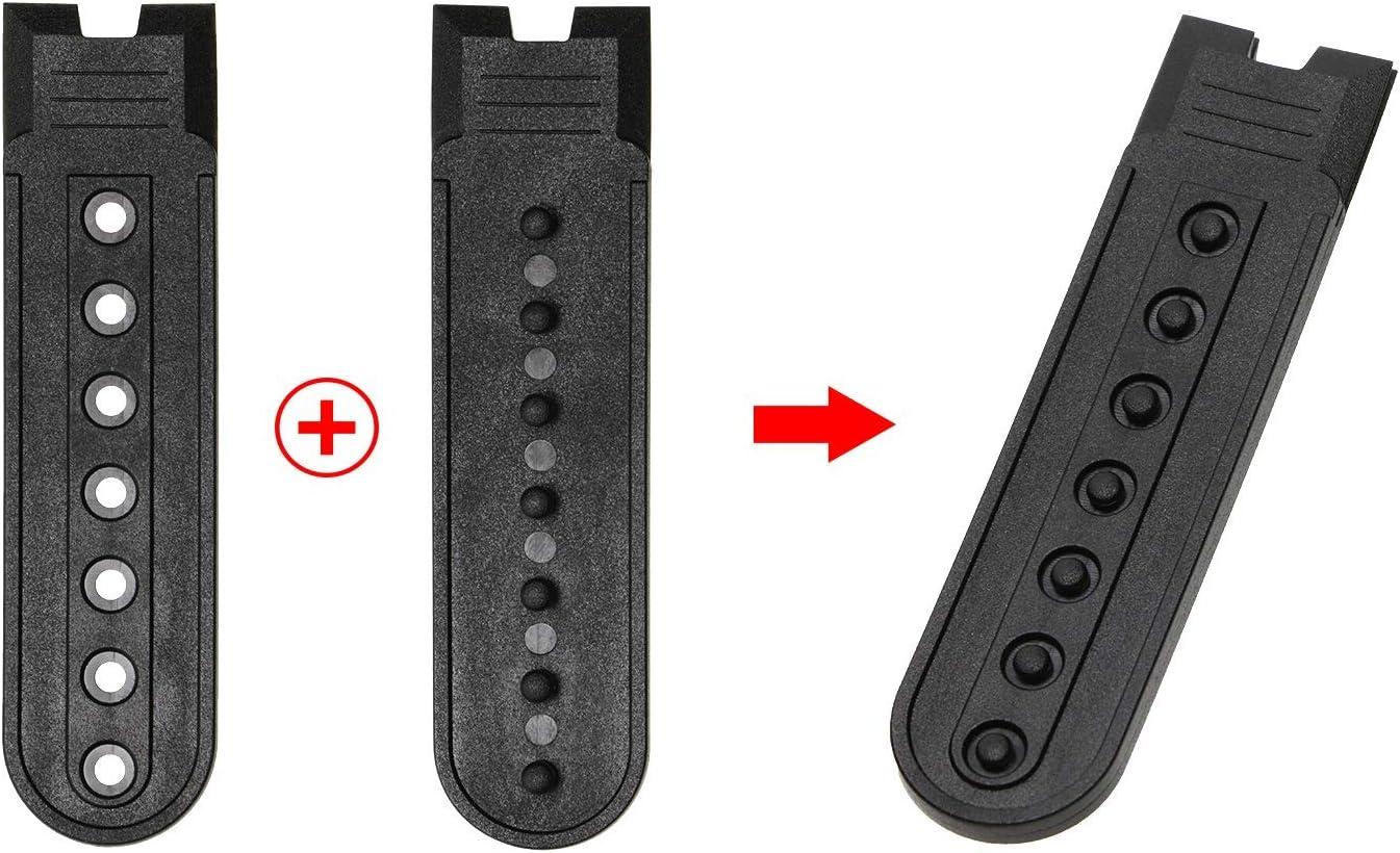 Penta Angel 8 Pairs Black Snapback Strap with 7 Holes - Replacement ...