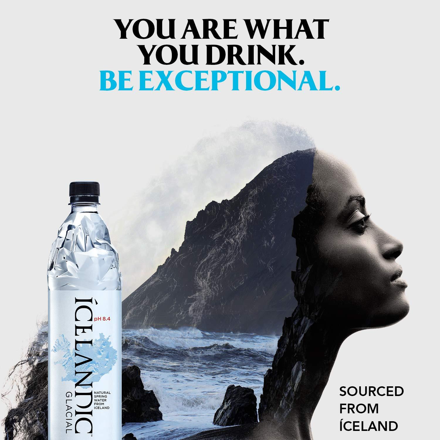 Icelandic Glacial Spring Water - 1L (33.81 Fl Oz) - Pure & Refreshing ...