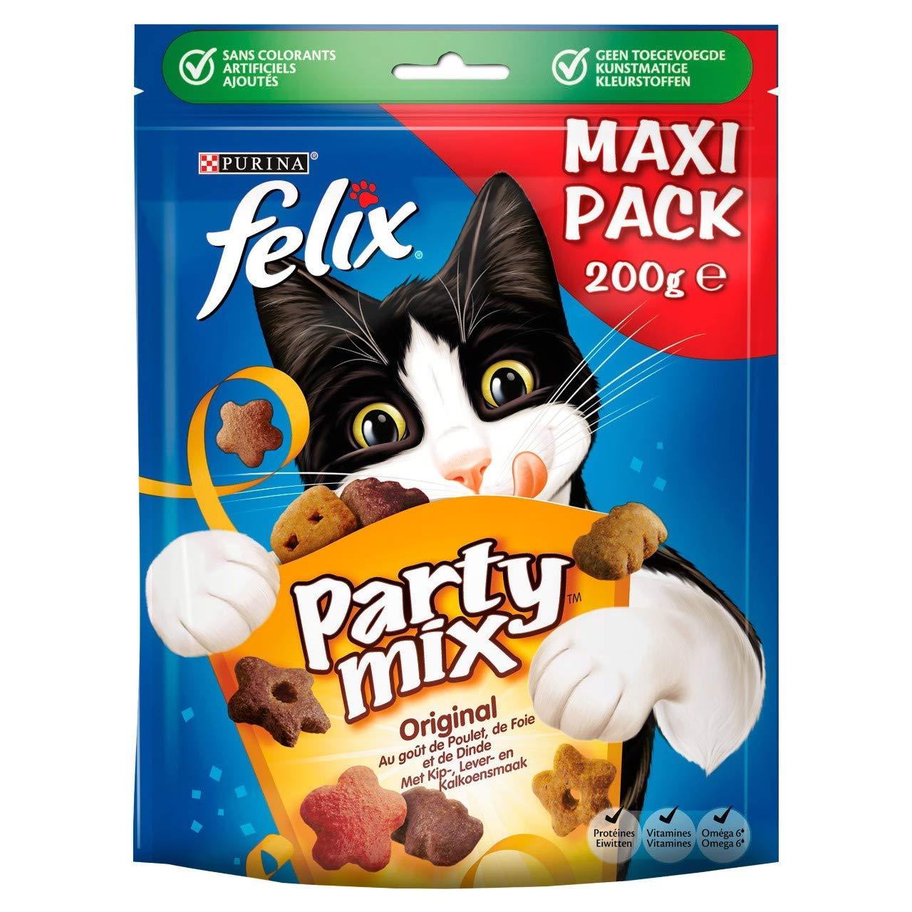 Felix Snack Party Mix Original 200g - Delicious Cat Treats ...