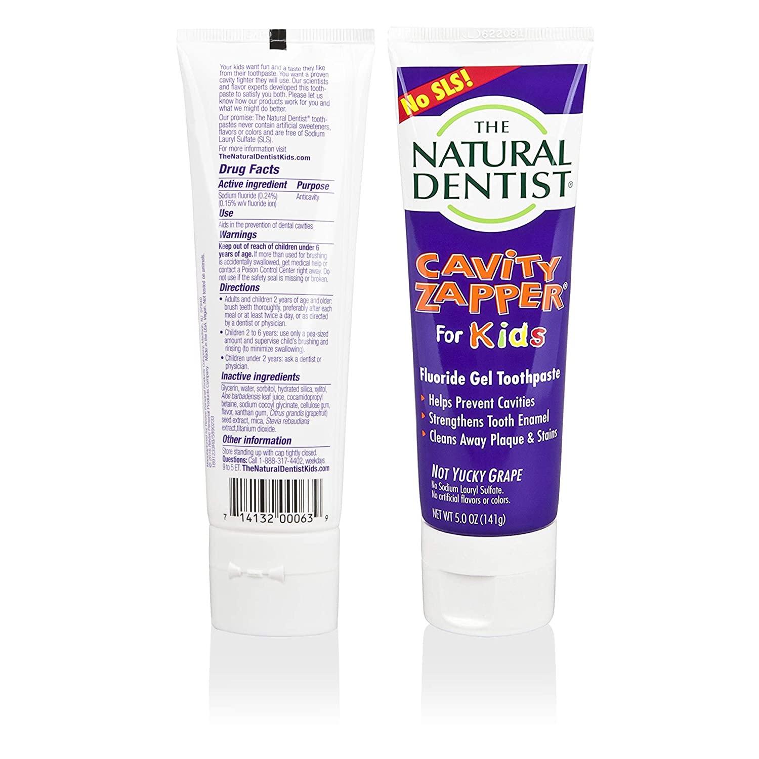 Natural Kids Fluoride Toothpaste | Prevent Cavities, Strengthen Enamel ...