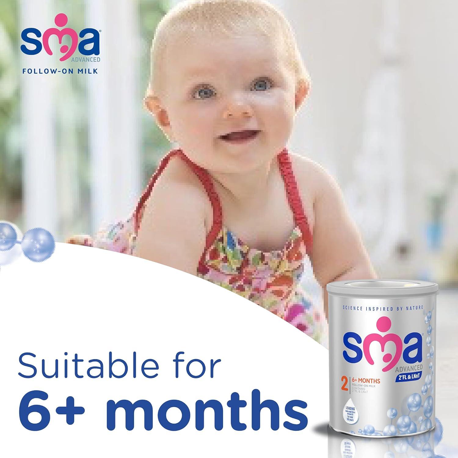 SMA Advanced 2 Follow On Baby Milk Powder Formula 800g | 6-12 Months ...