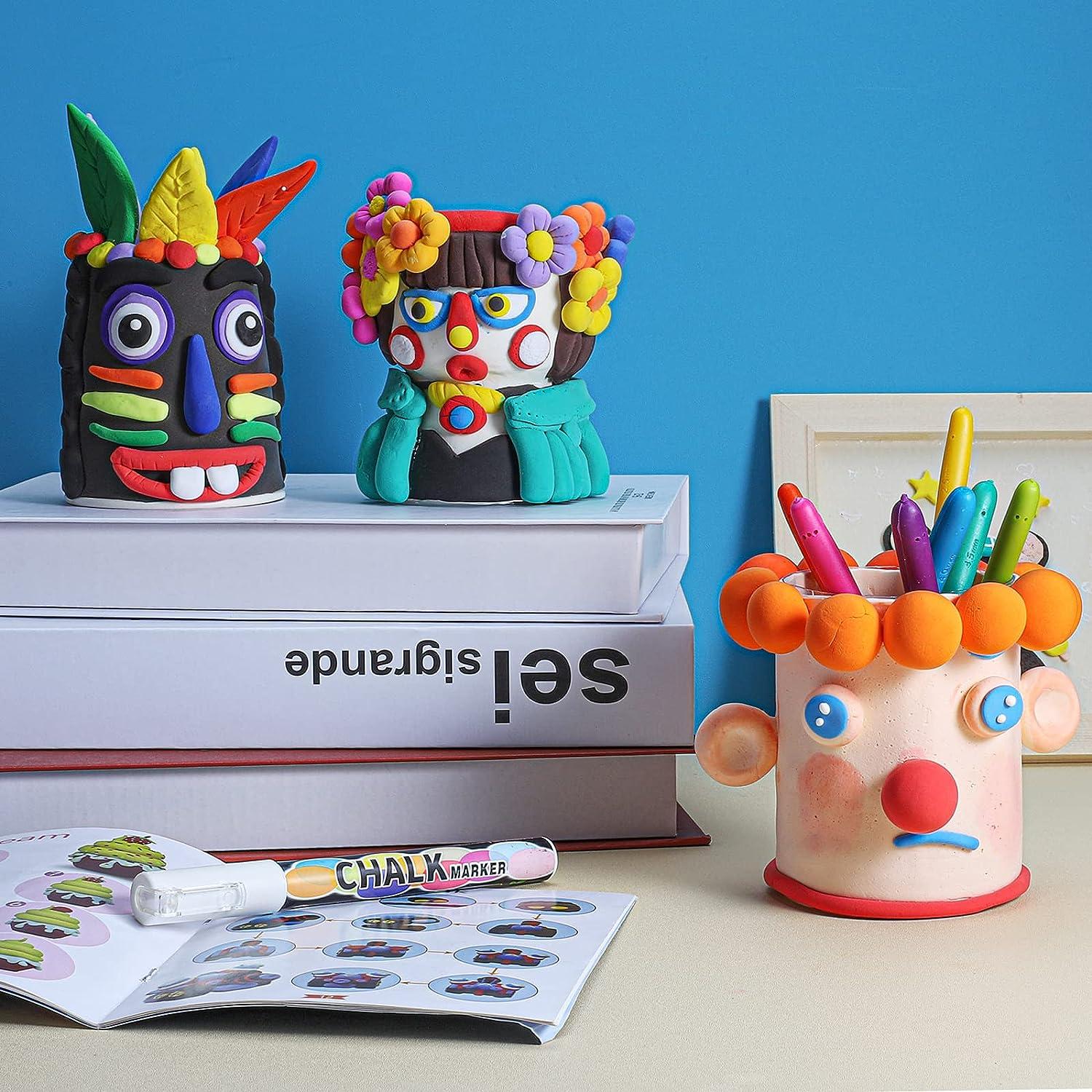 QMay Air Dry Clay Modeling Kit with 50 Colors - Sculpting Tools ...