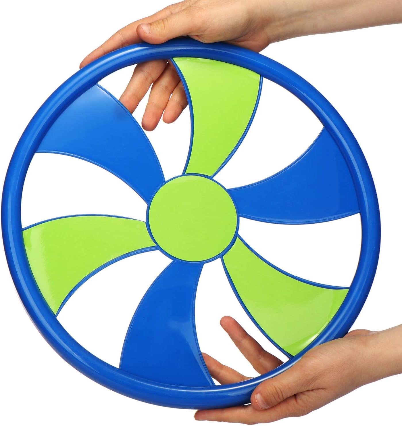 Com-Four 2x Frisbee Set for Kids & Adults - 30cm Flying Discs ...