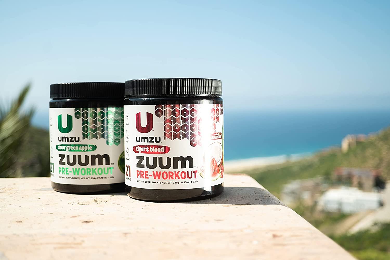 UMZU Zuum Pre-Workout (Tiger's Blood) - Boost Energy and Performance