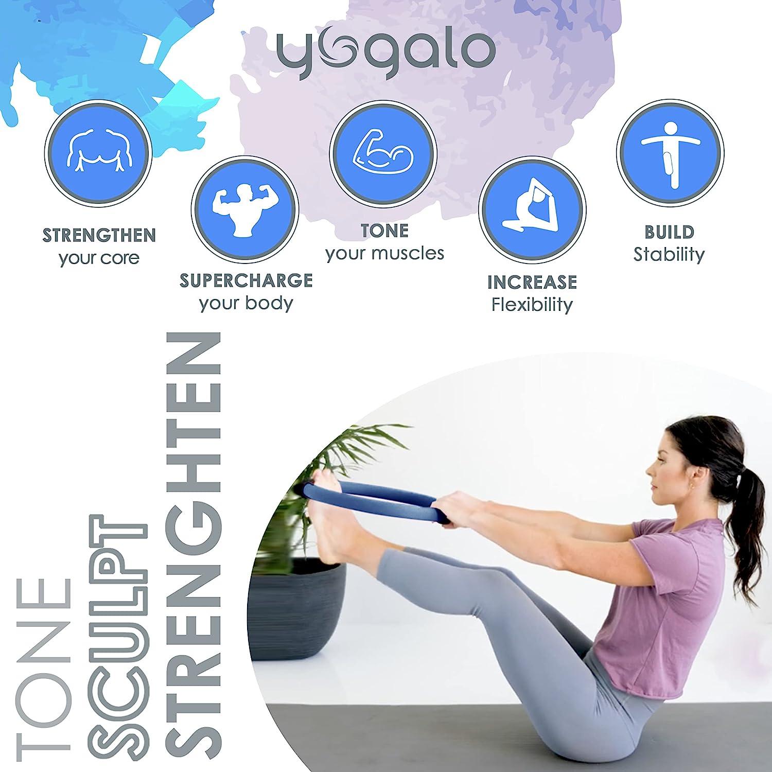 Pilates Ring and Ball Set with 3 Resistance Bands - Pilates Equipment ...