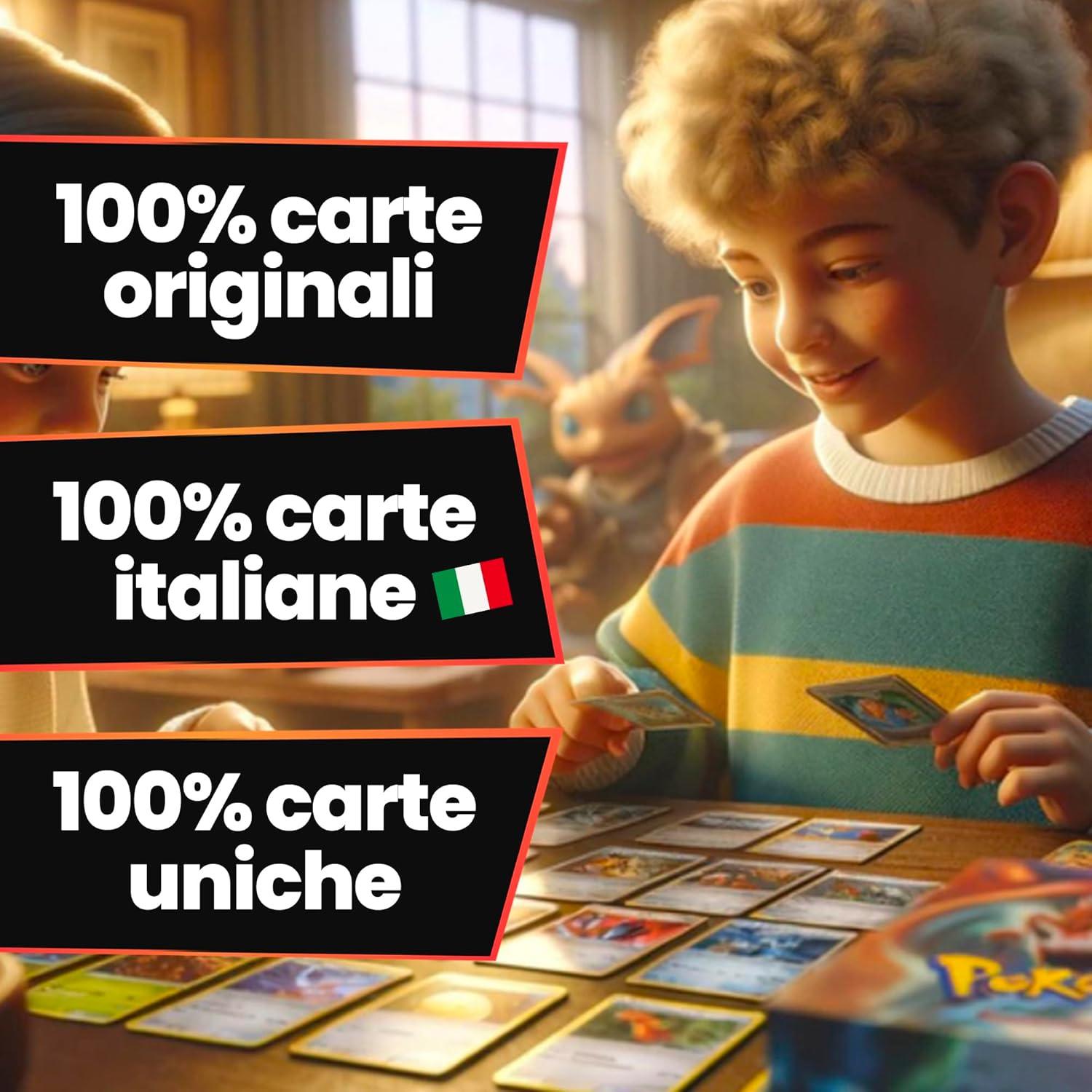 Ultra Rare Set: 40 Original Italian Pok mon Cards + 3 Shiny Cards ...