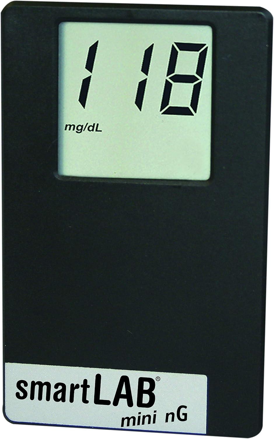 Buy SmartLab Mini NG Blood Sugar Meter Bundle - 50 Test Strips & 100 ...