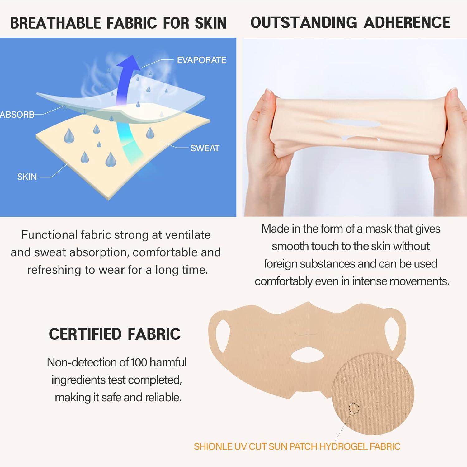 SHIONLE 4 Pack Sun Protection Face Mask with Earloops for Golf ...