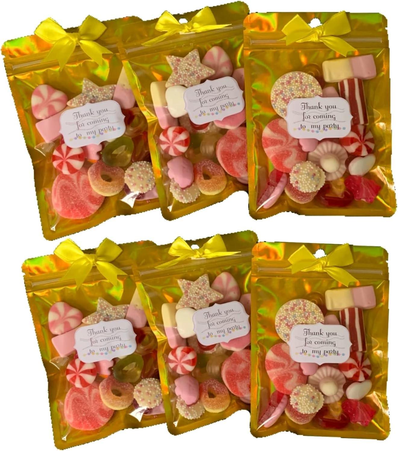 x10 Castle Carry &Co Pre- Filled Sweet favour pouches| Kids Party ...