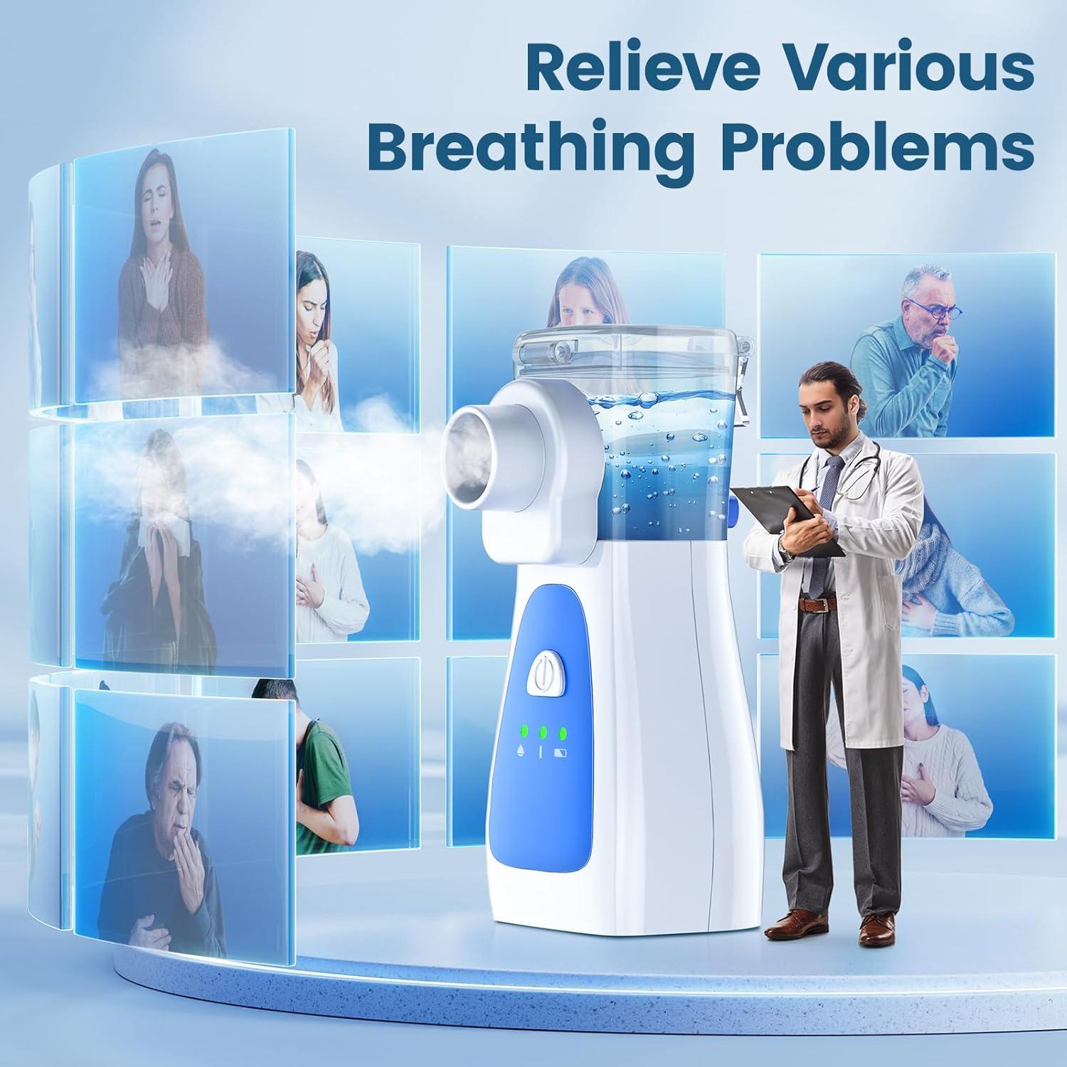 Noise-Free Inhalation Device for Kids & Adults - Long Battery Life ...