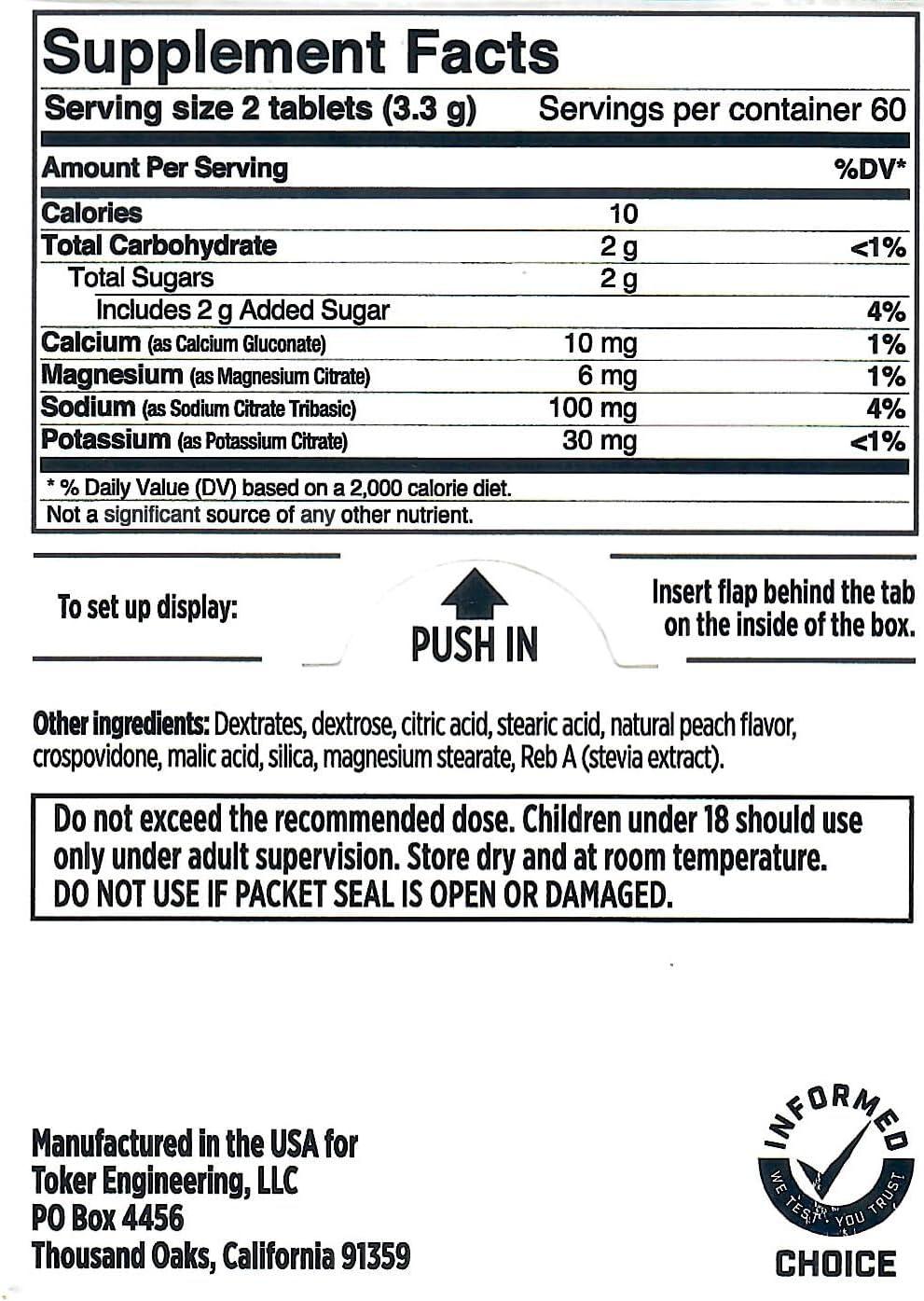 Saltstick Fastchew Electrolyte Replacement Tablets - Rehydration for ...