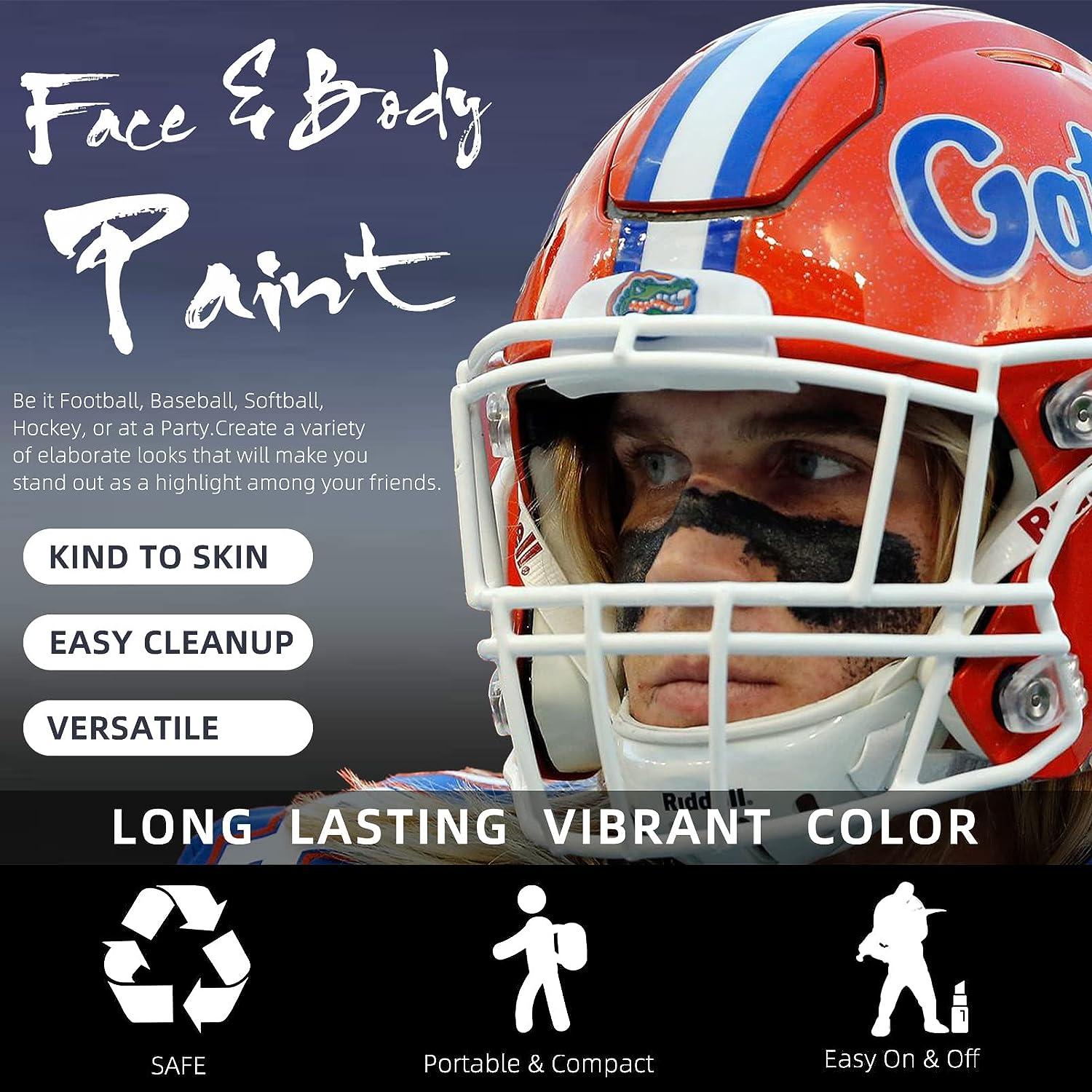 Black Eye Black Baseball Kit - 20PCS Face and Body Paint Sticks for ...