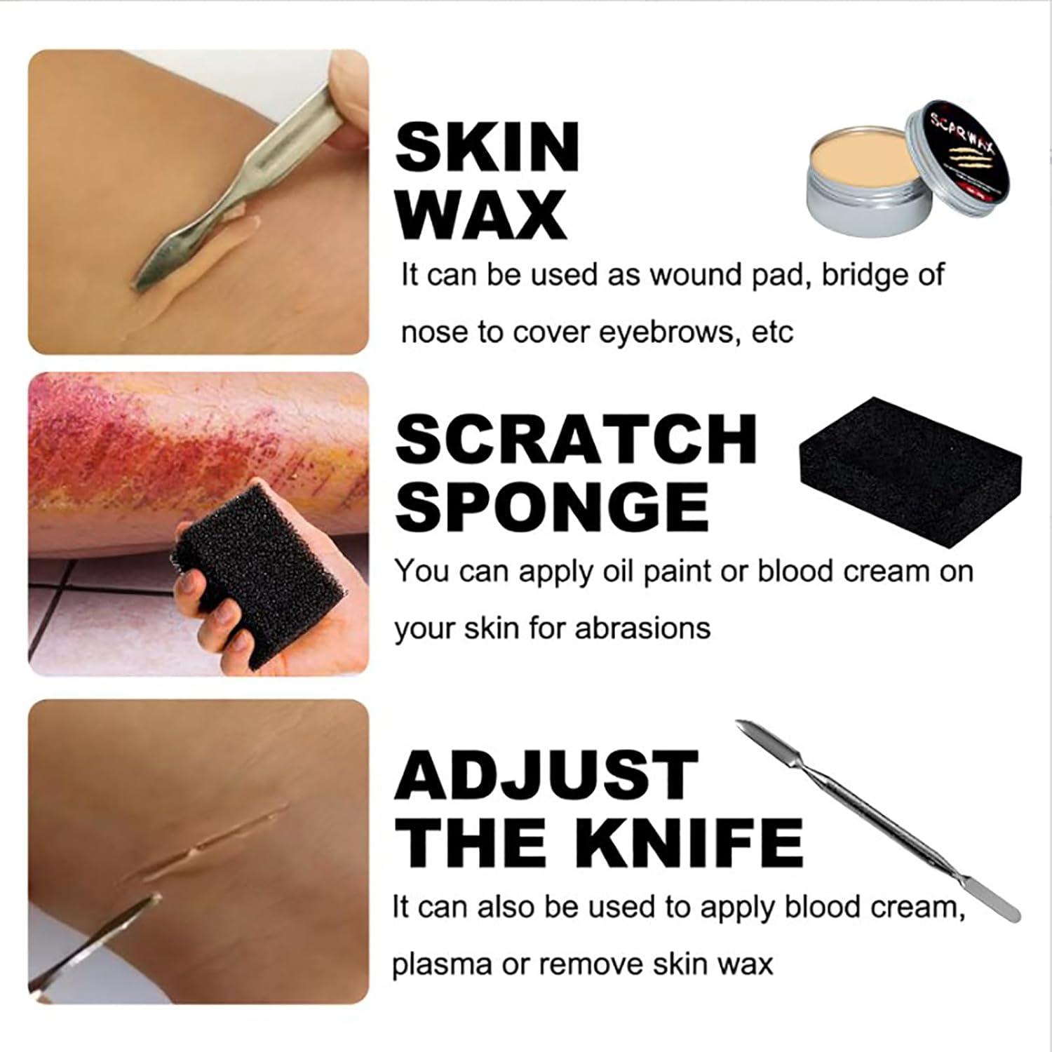 Sfx Makeup | Fake Scar Wax & Special Effects Wound Modeling Skin Wax ...