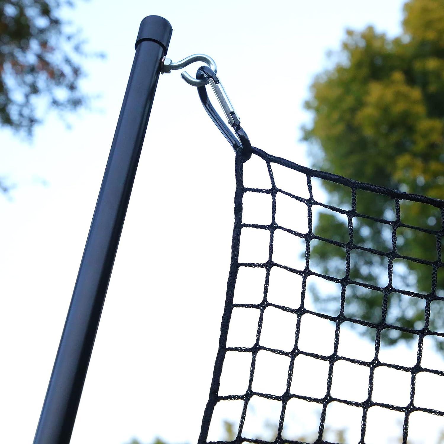 Golf Practice Net Ball Hitting Barrier - Portable Heavy Duty 10x10ft ...