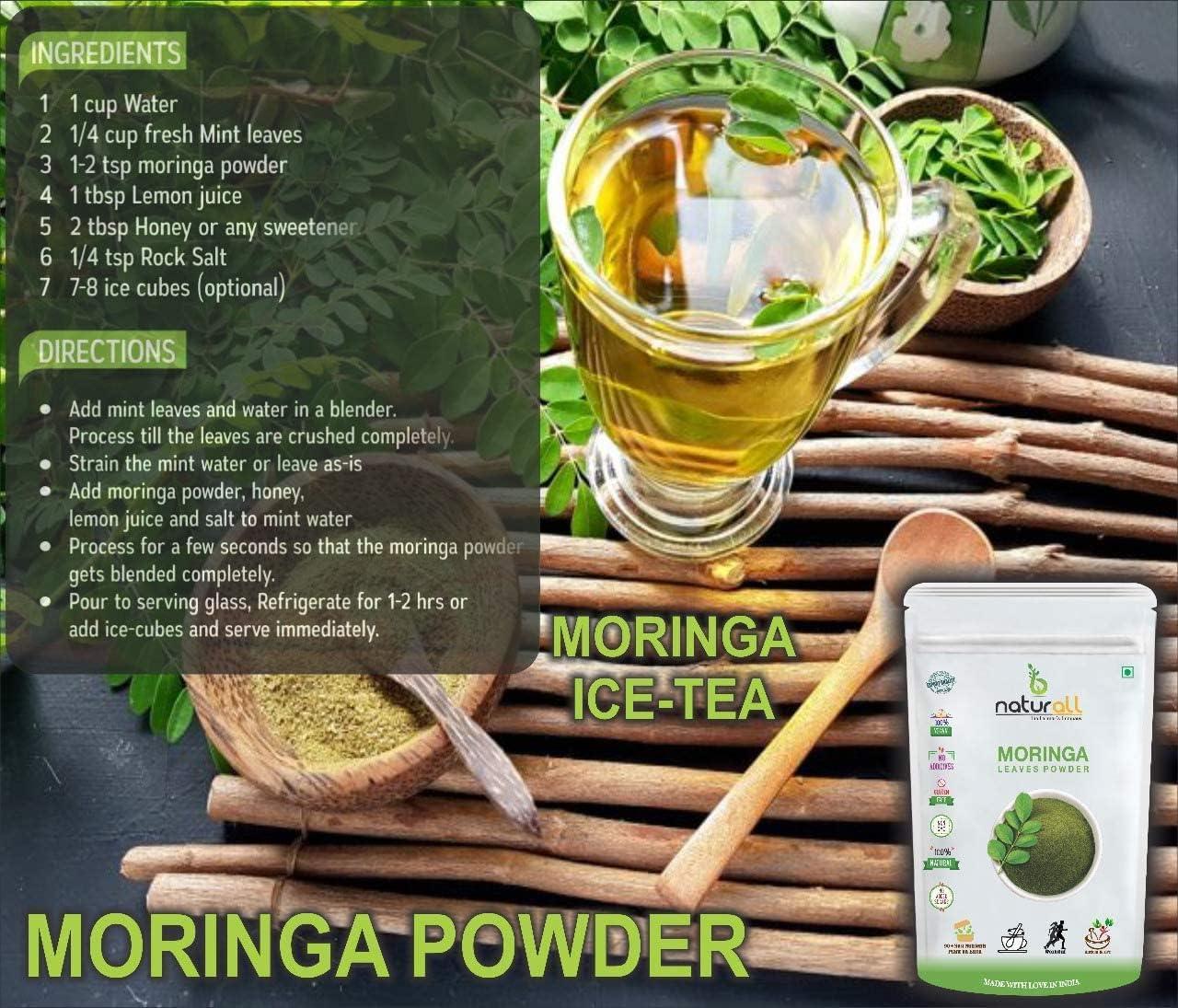 CROW Pack of 2 Tulsi Powder Moringa Powder (500 GM Each) Combo Pack 1 ...