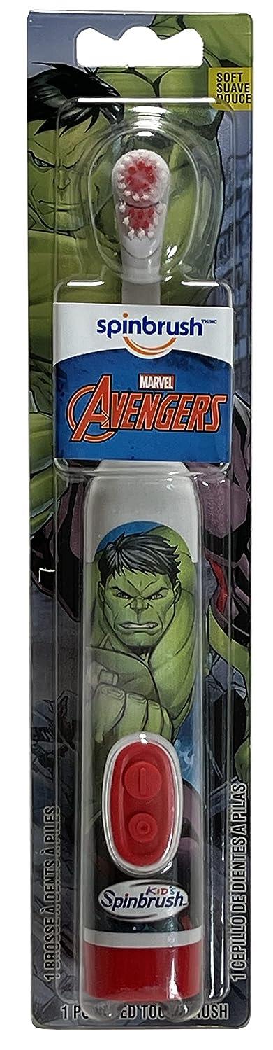 Marvel Avengers 3pc Oral Hygiene Bundle: Turbo Powered Toothbrush ...