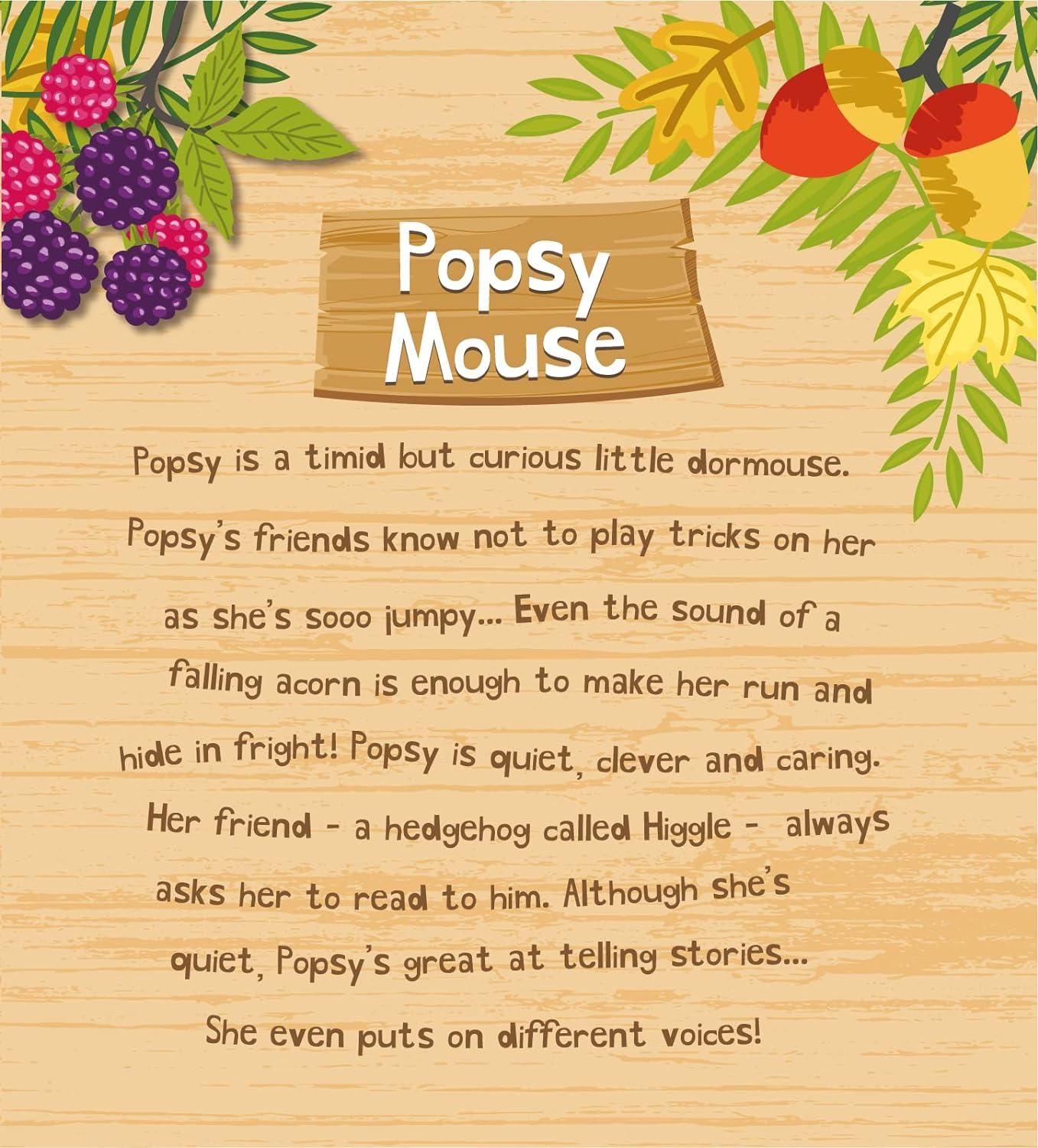 Curlimals Popsy Mouse | Interactive Soft Toy | Touch Responsive | Talks ...