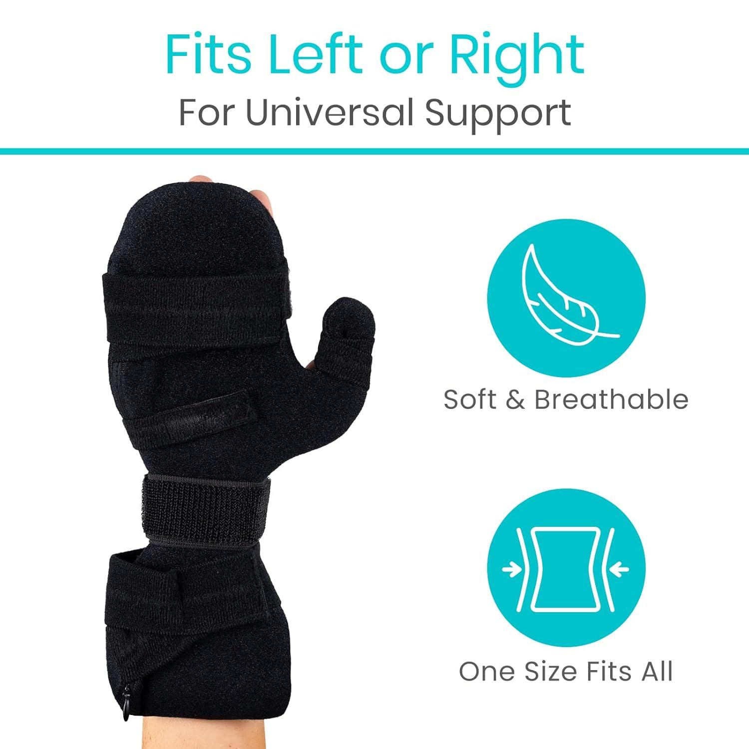 Vive Resting Hand Splint - Stroke Recovery Brace for Finger ...